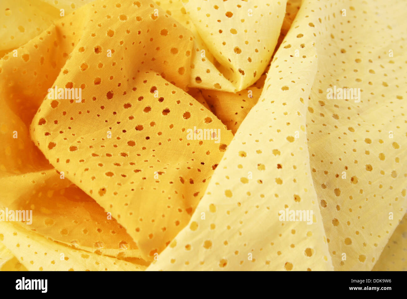 Soft yellow fabric hi-res stock photography and images - Alamy
