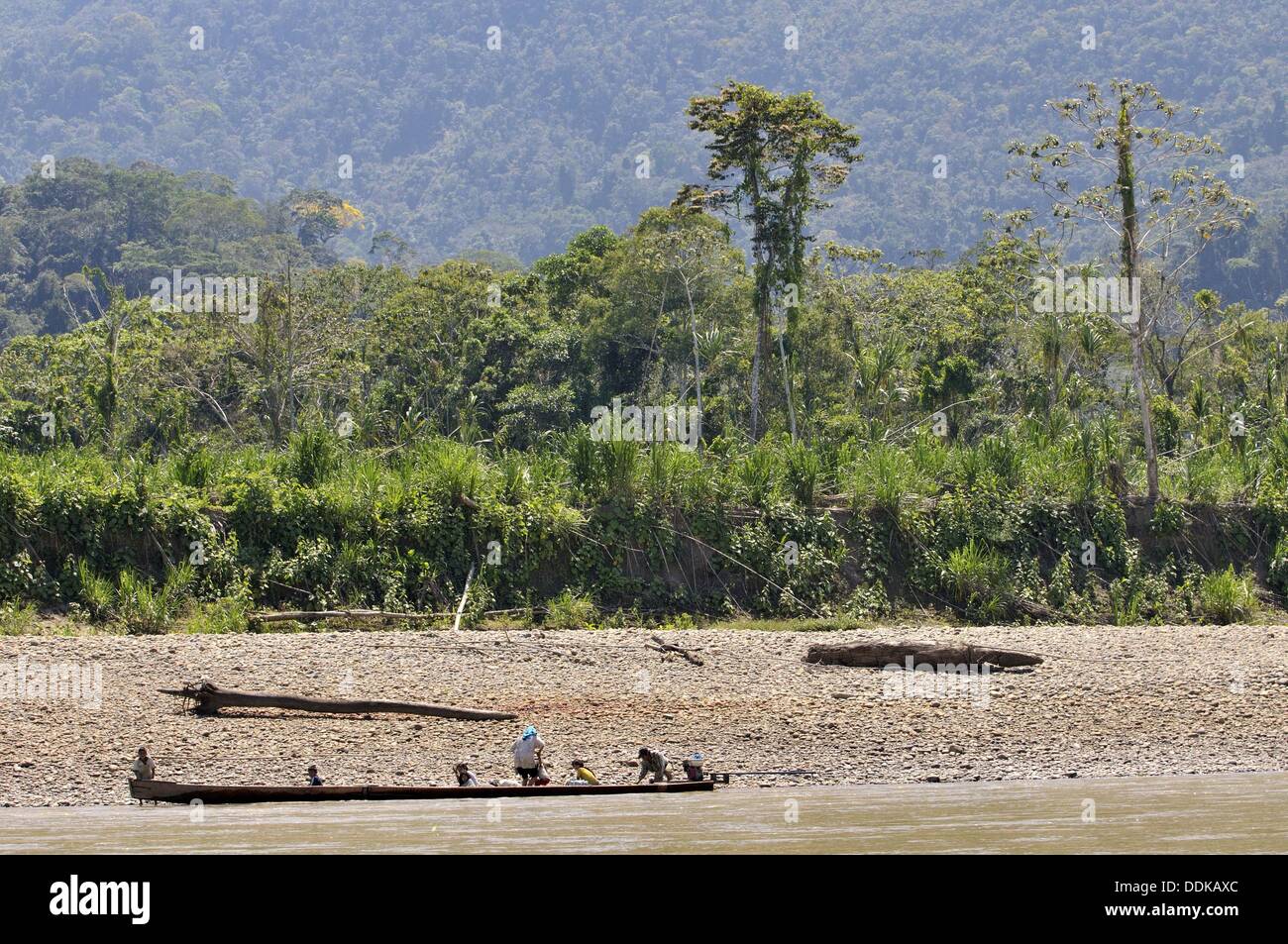 Boat Madidi River Madidi National Park High Resolution Stock ...