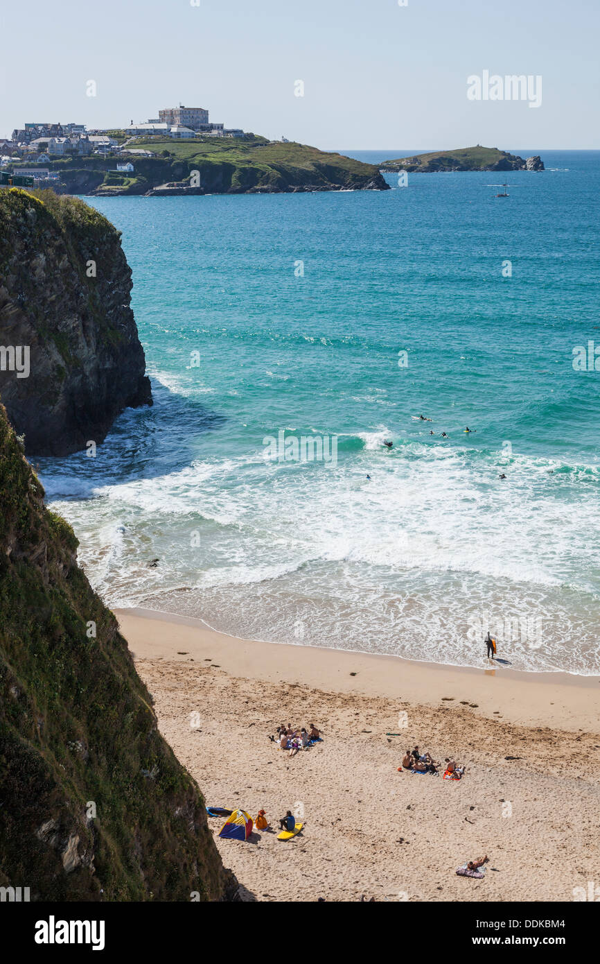 Newquay Tolcarne Cornwall England High Resolution Stock Photography and ...
