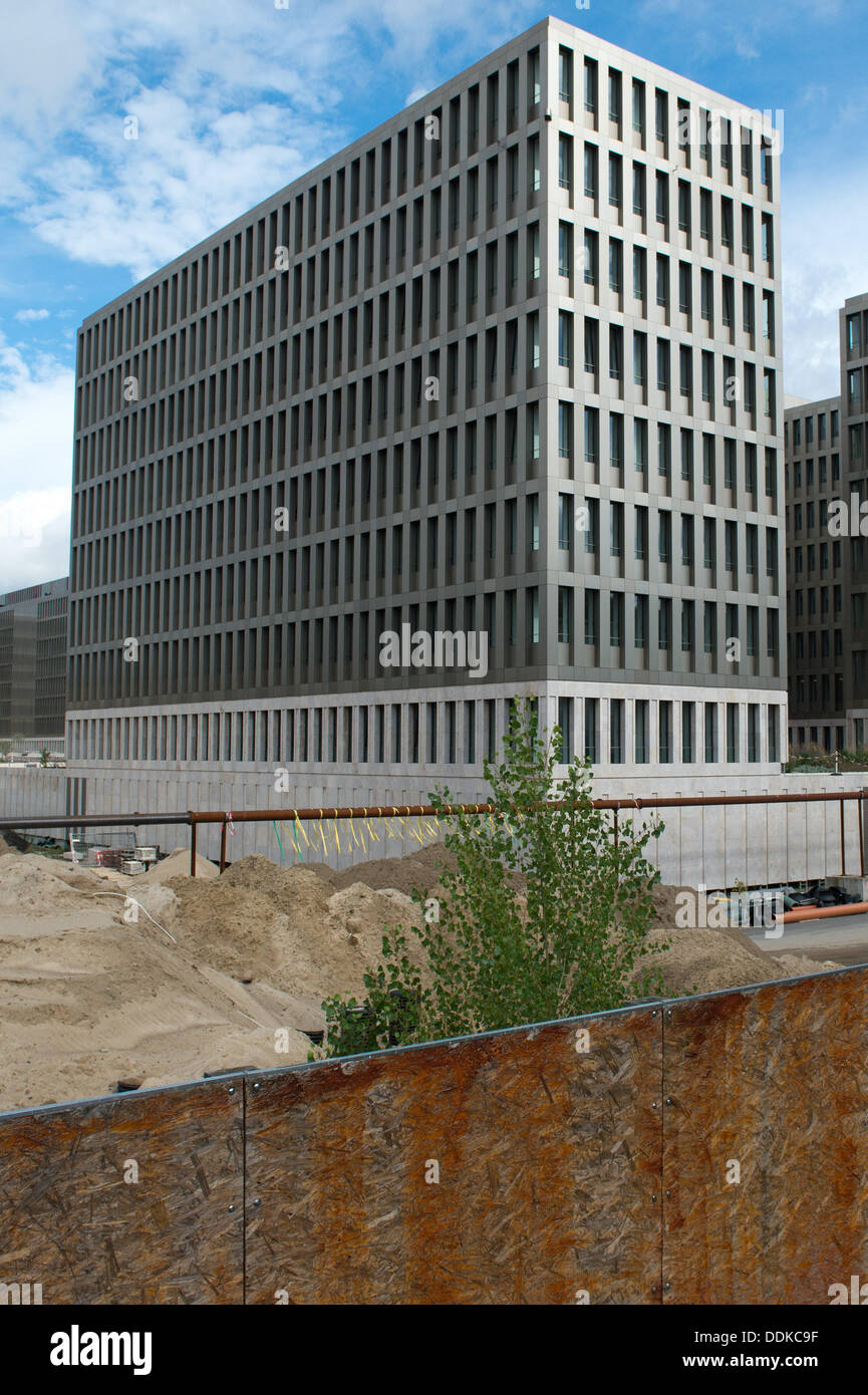 View of the new headquarters of the German intelligence agency in ...