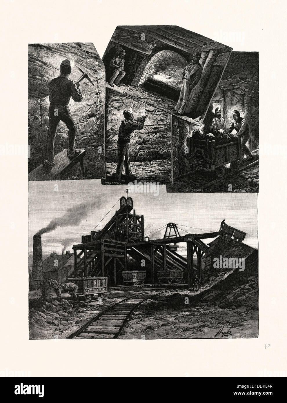 Canada mining 19th century hi-res stock photography and images - Alamy