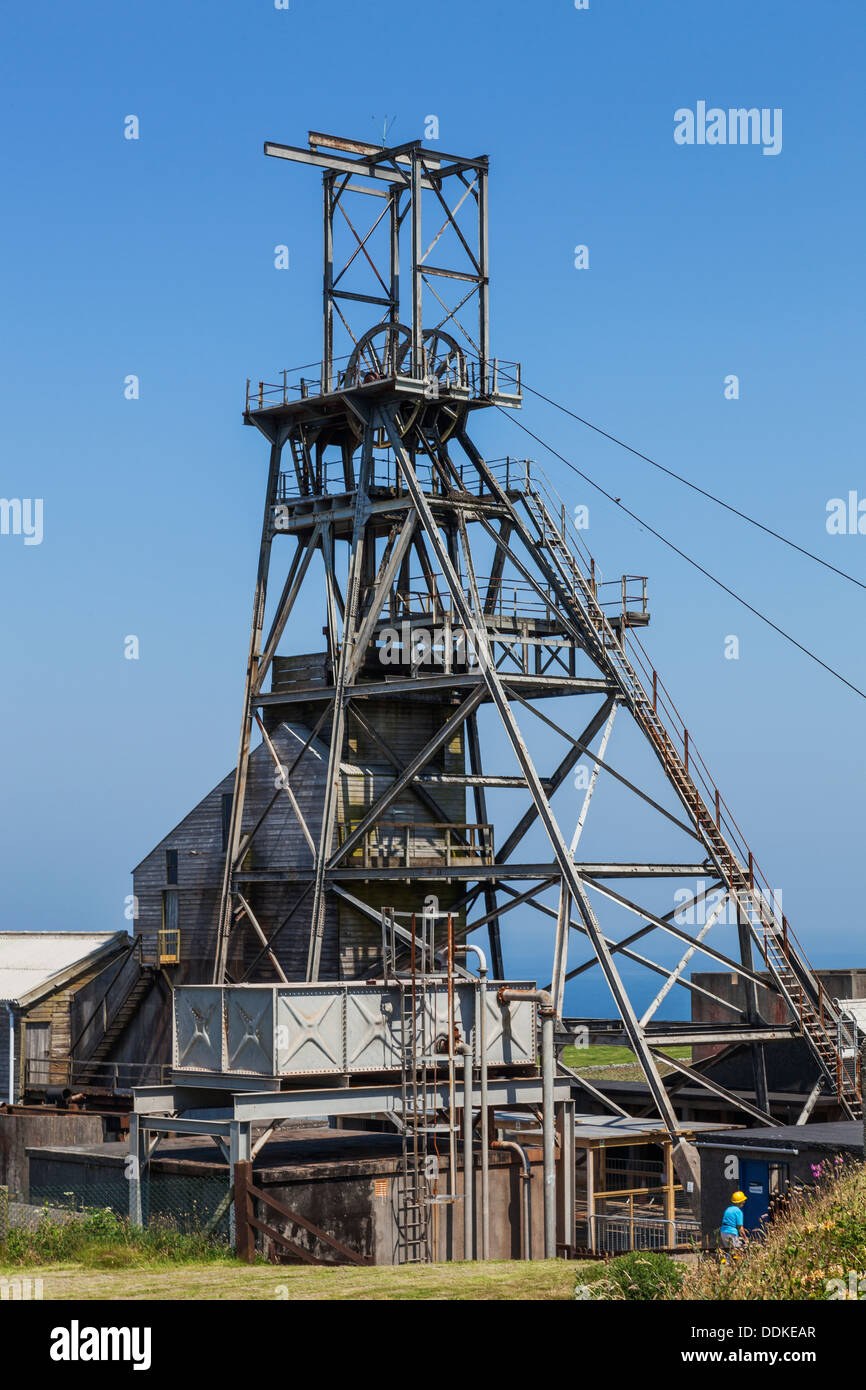 England, Cornwall, Geevor Tin Mine, Victory Shaft Stock Photo - Alamy