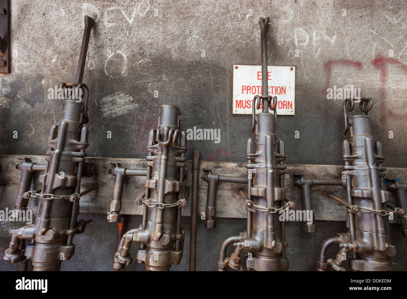 Mining drills hi-res stock photography and images - Alamy