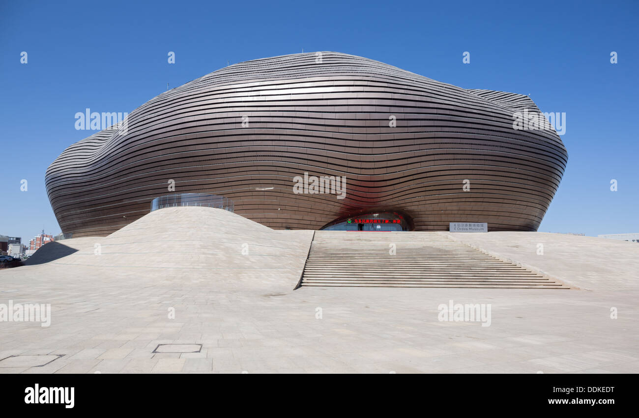 Ordos Museum, China Stock Photo - Alamy