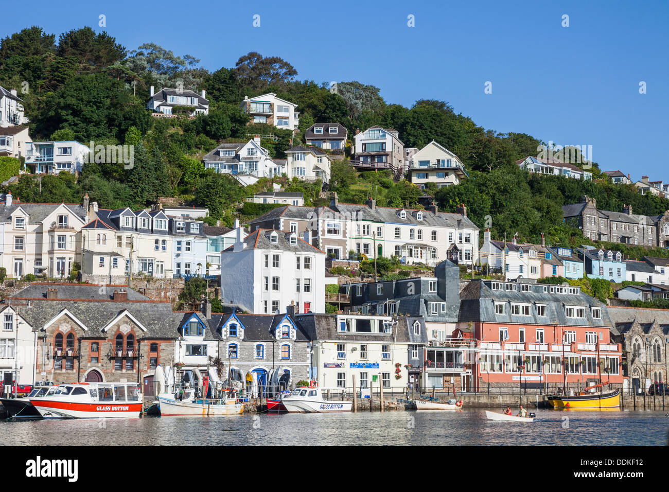 England, Cornwall, Looe Harbour Stock Photo - Alamy