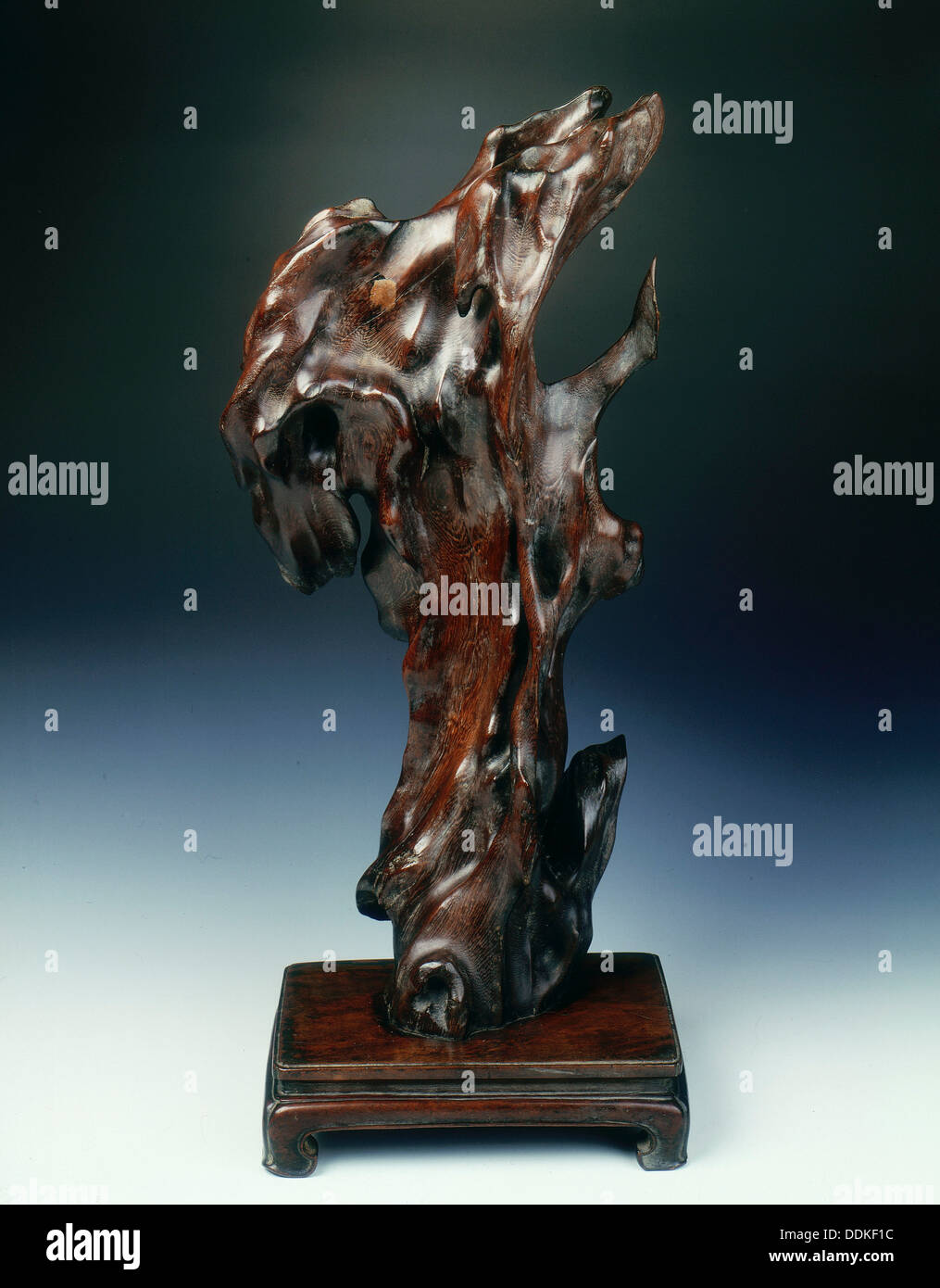 Jichimu wood natural sculpture, early Qing dynasty, China, 17th-early ...