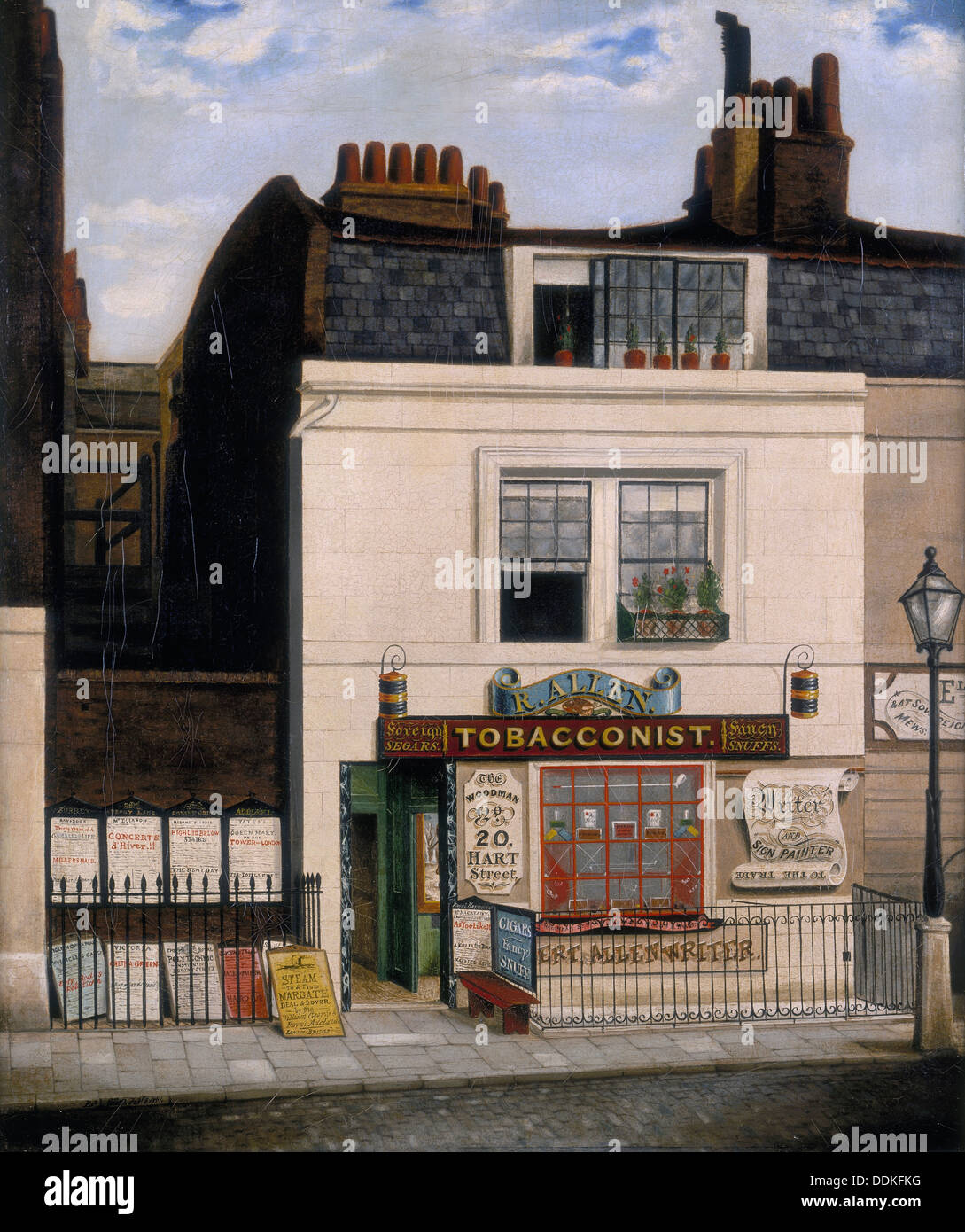 'Allen's Tobacconist Shop, Hart Street, Grosvenor Square', 1841. Artist ...