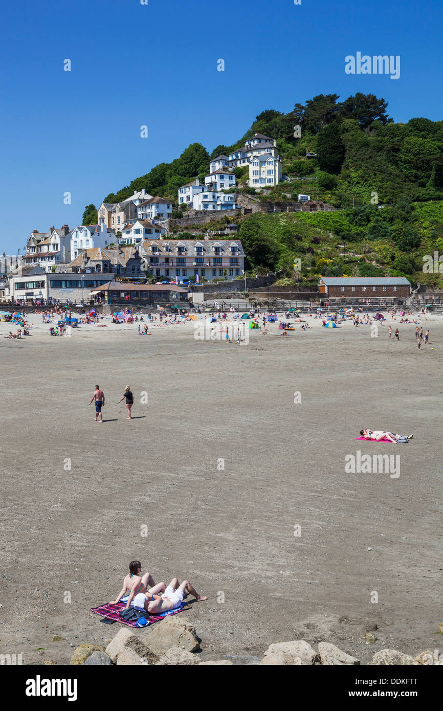 England, Cornwall, Looe, Looe Beach Stock Photo - Alamy