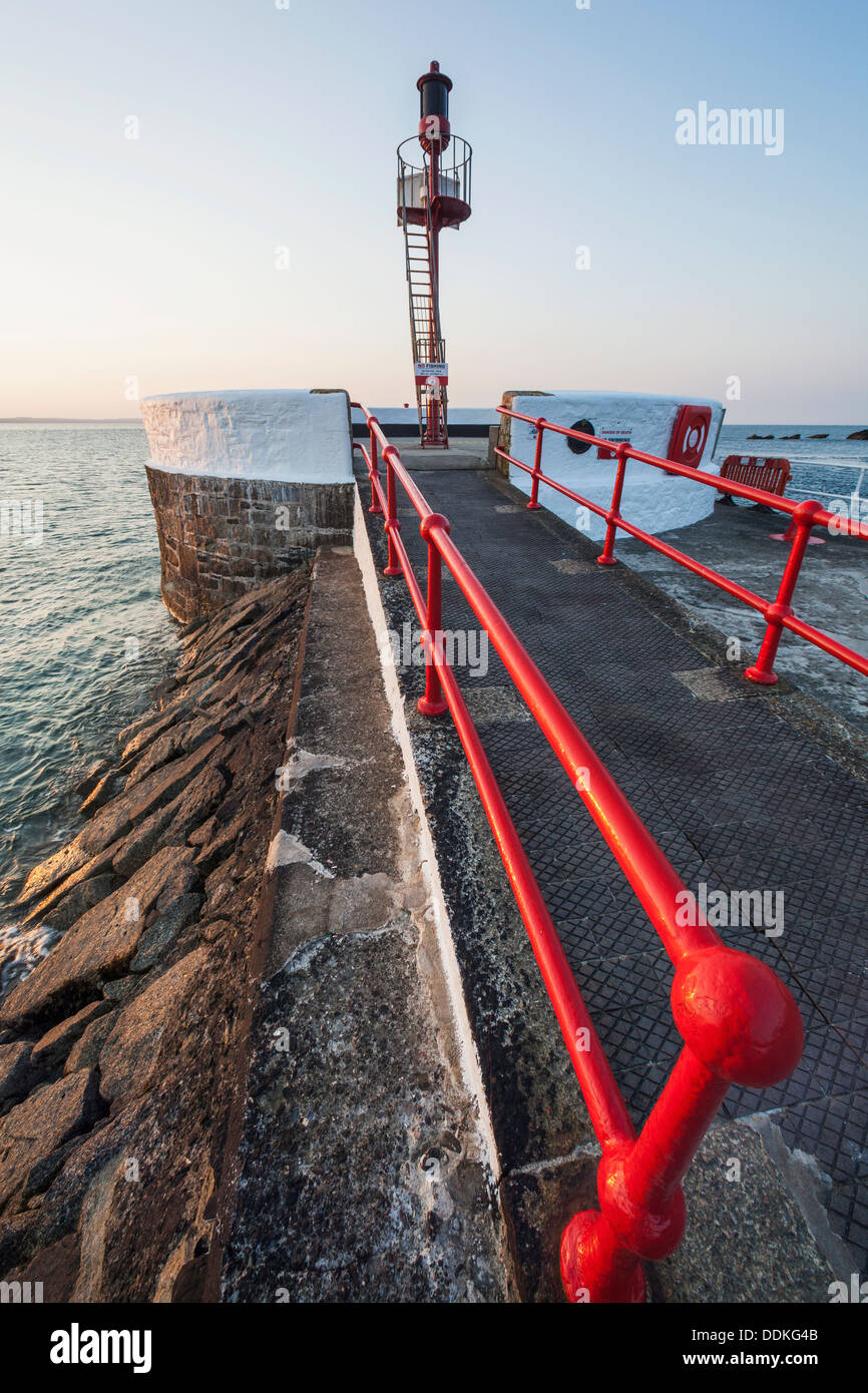 England, Cornwall, Looe, Banjo Pier Stock Photo - Alamy
