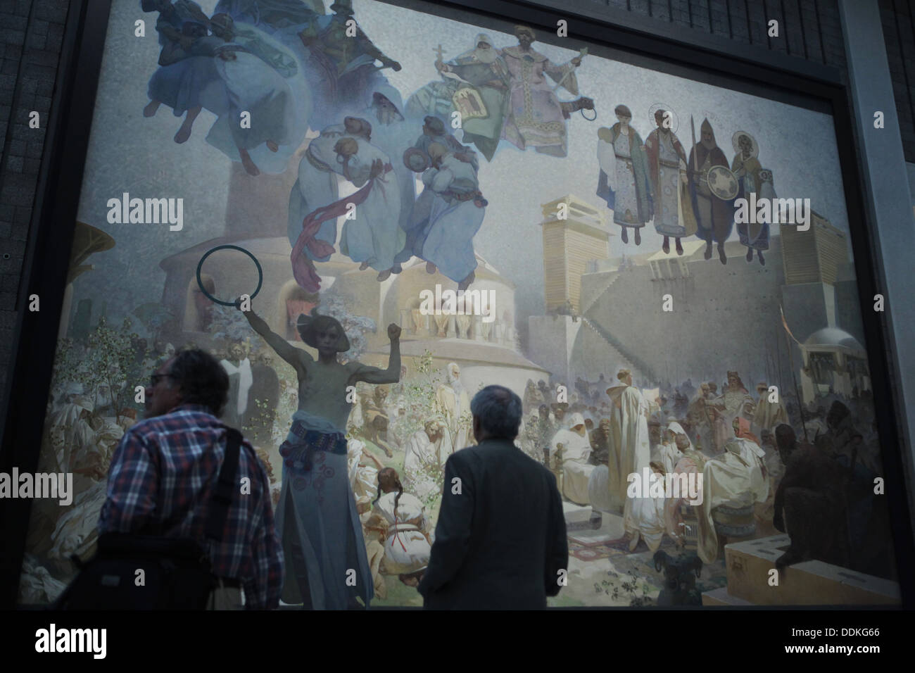 Painting 'The Introduction of the Slavonic Liturgy in Great Moravia ...