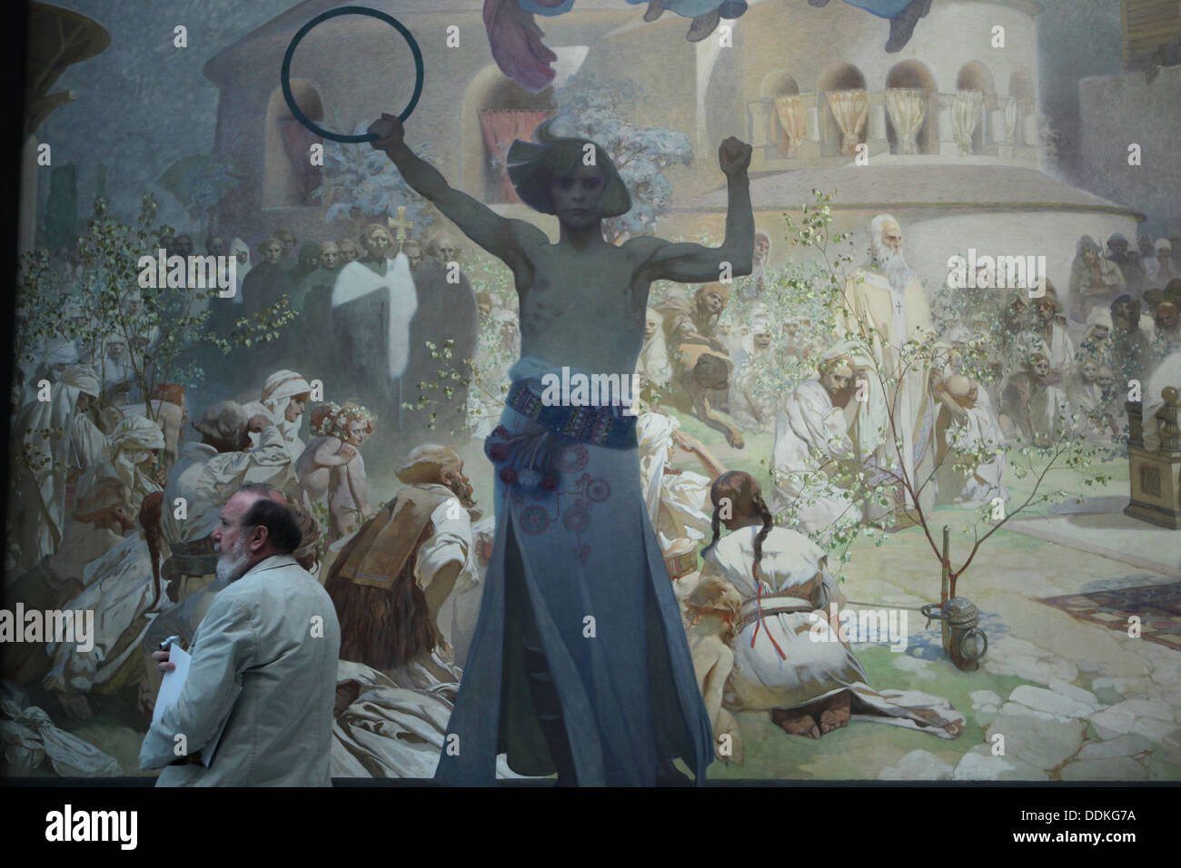 Painting 'The Introduction of the Slavonic Liturgy in Great Moravia ...