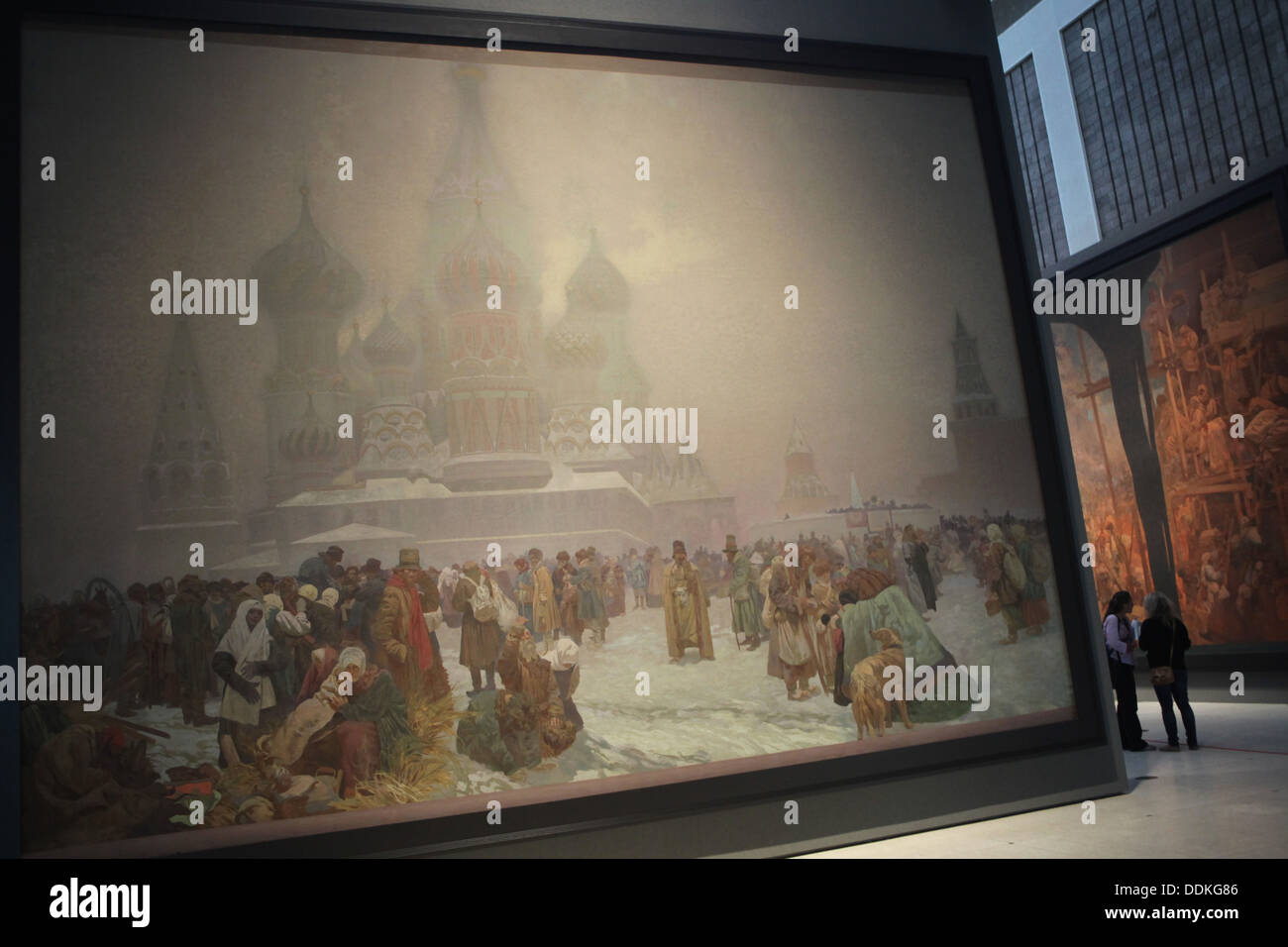 Painting 'The Abolition of Serfdom in Russia in 1861' from the cycle ...