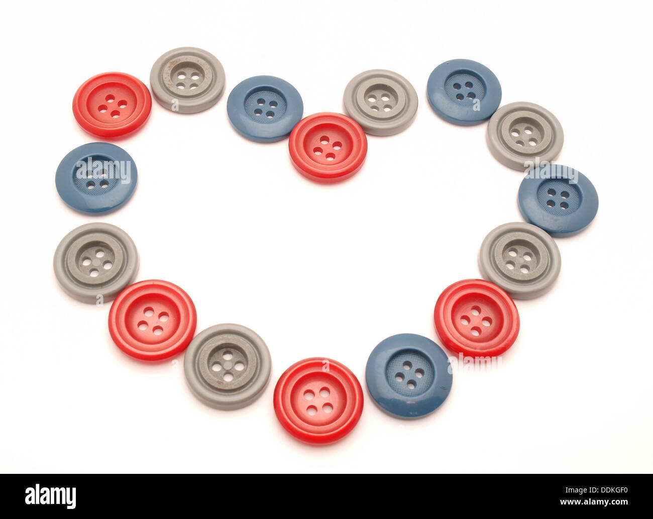 Buttons on a white background Stock Photo - Alamy