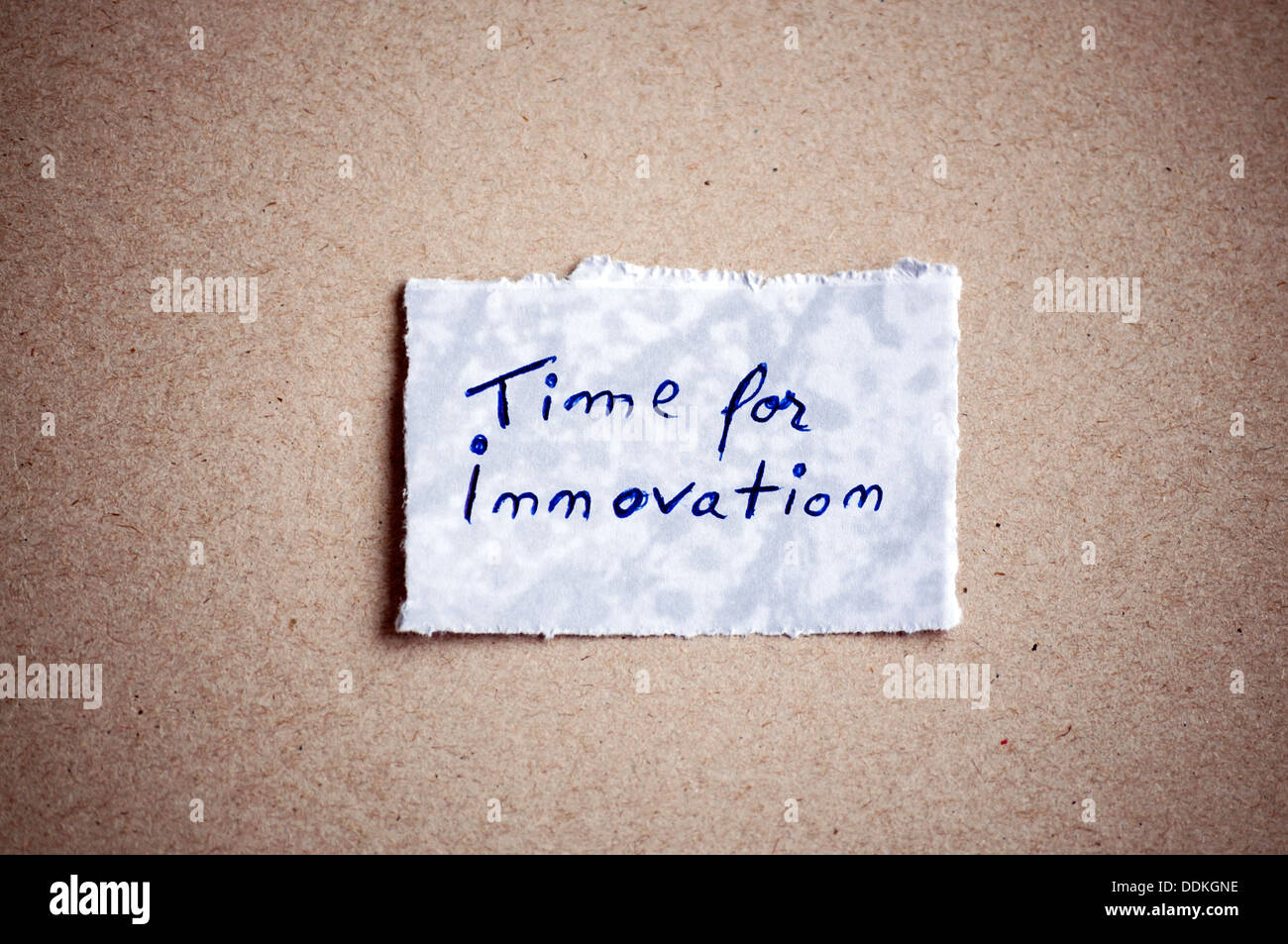 Clock word innovation written hi-res stock photography and images - Alamy