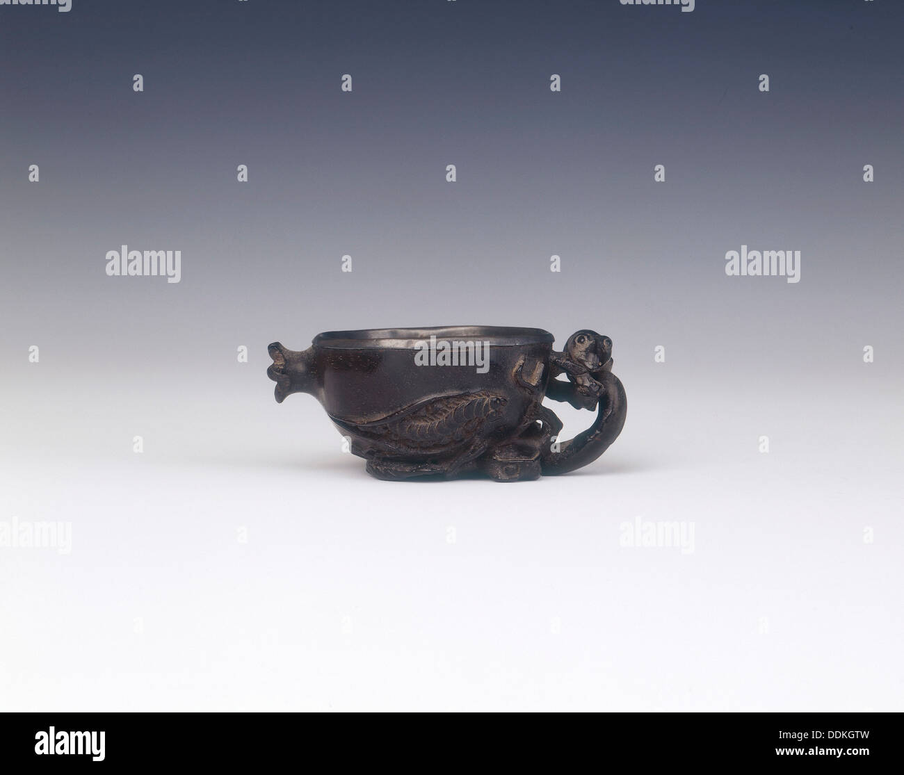 Zitan cup with the Five Poisons, Qing dynasty, China, 17th-18th century ...