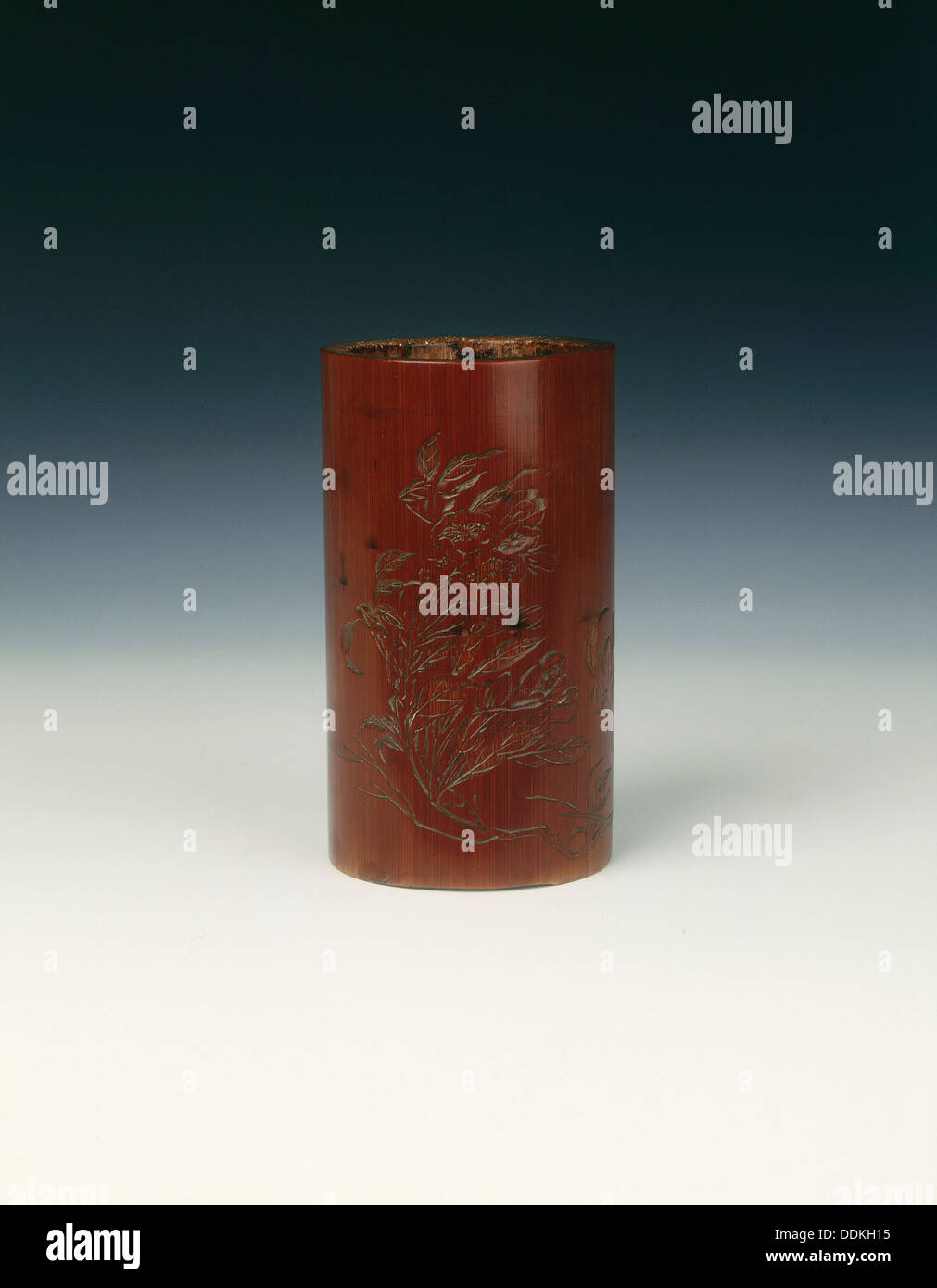 Bamboo brush pot, Qing dynasty, China, 1705-1773. Artist: Zhou Hao ...