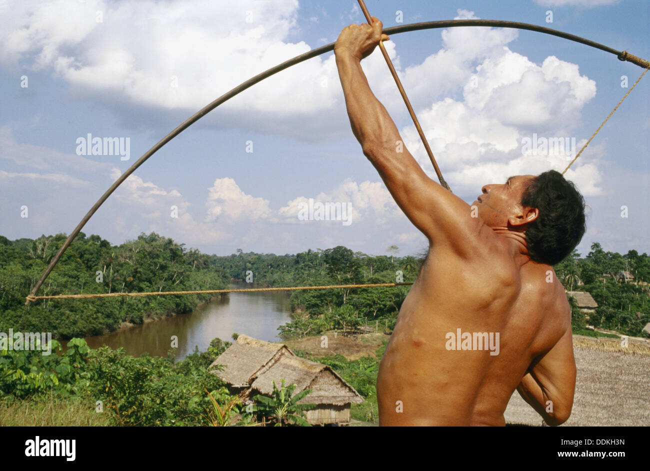 Amazon tribe bow arrow hi-res stock photography and images - Alamy