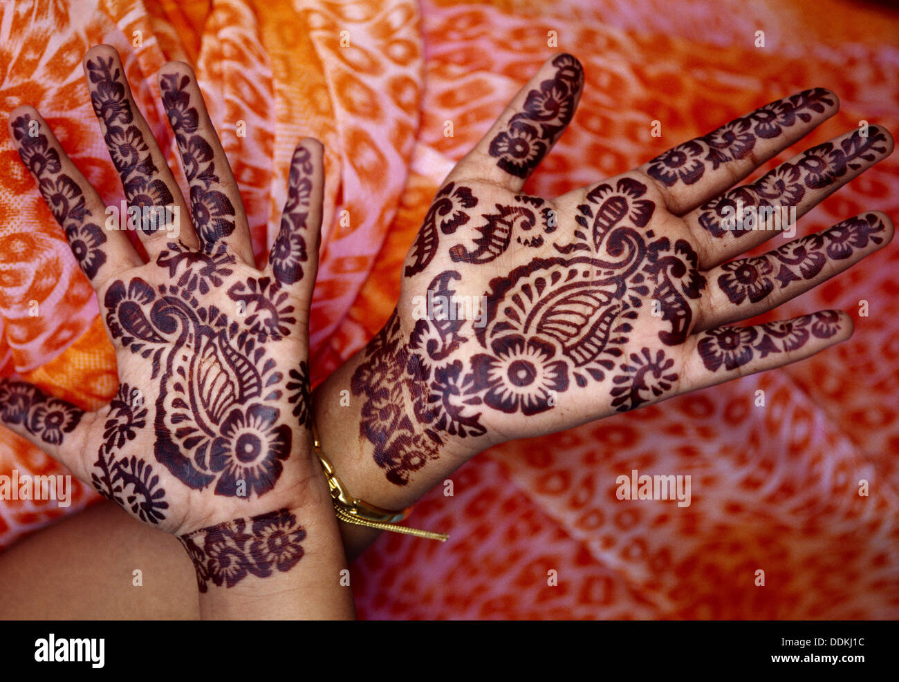 Indian Henna Hand Patterns