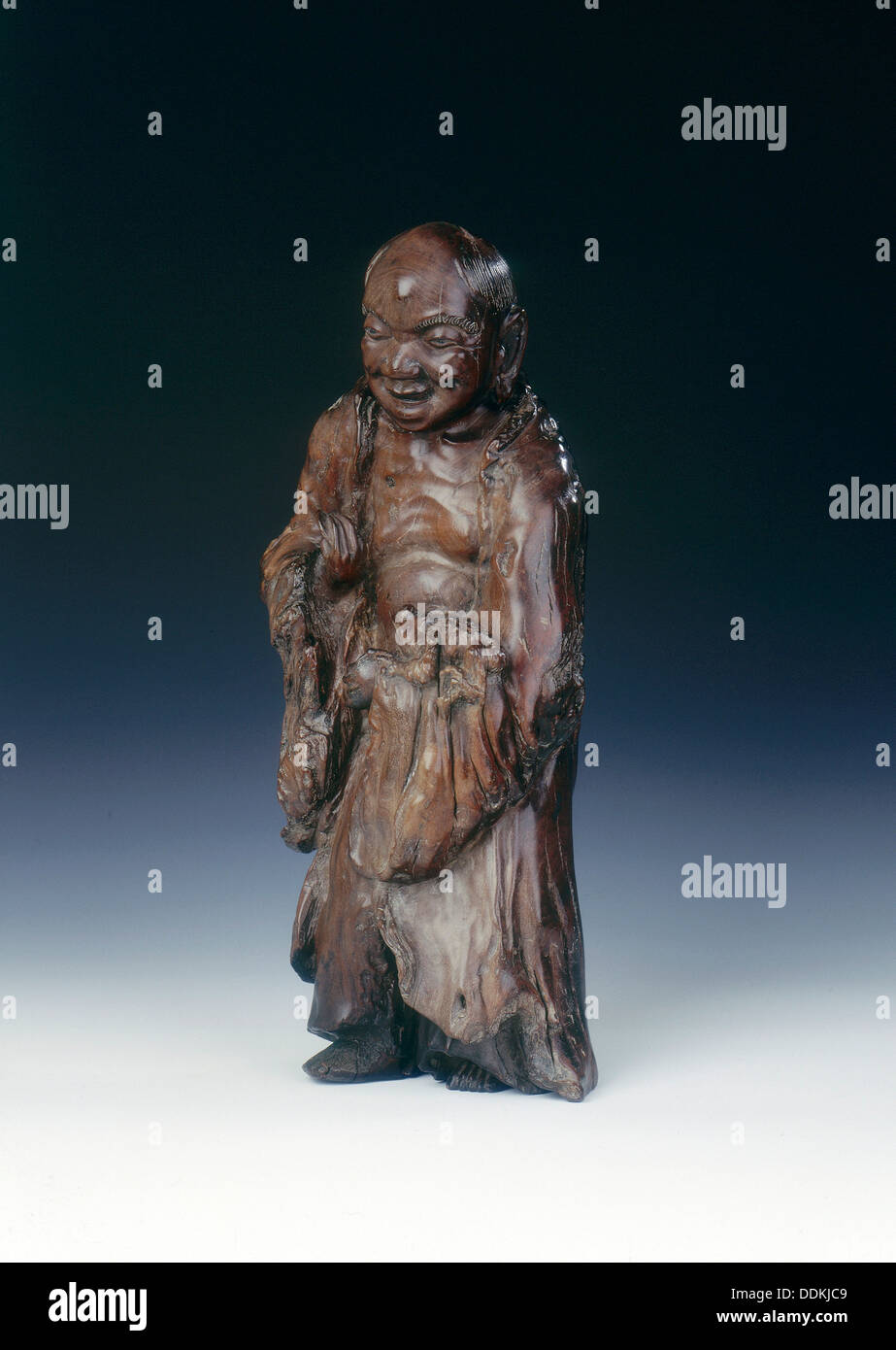 Wooden Liu Hai figure with three-legged toad, early Qing dynasty, China ...