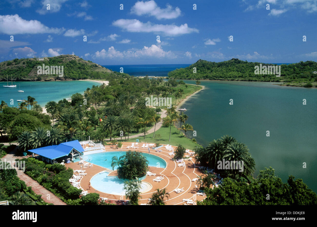 Antigua deep bay beach hi-res stock photography and images - Alamy