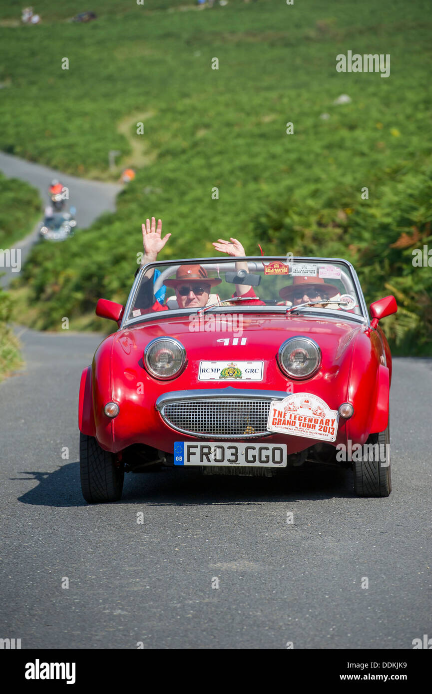 Mini classic cars take part in the annual Mini Grand Tour across North ...