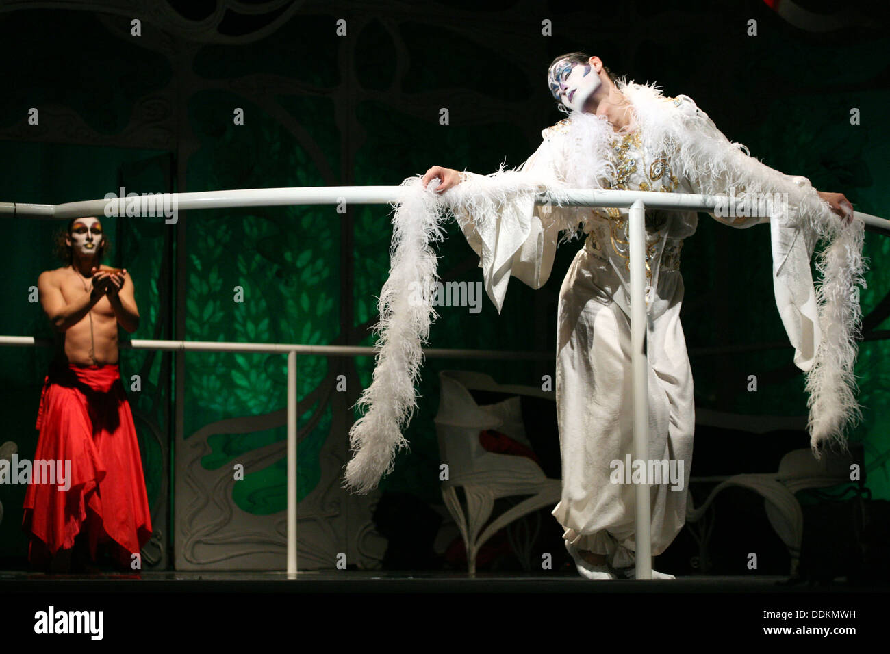 Roman Viktyuk Theatre. Play 'The Maids' ('Les Bonnes'). Russian actors ...