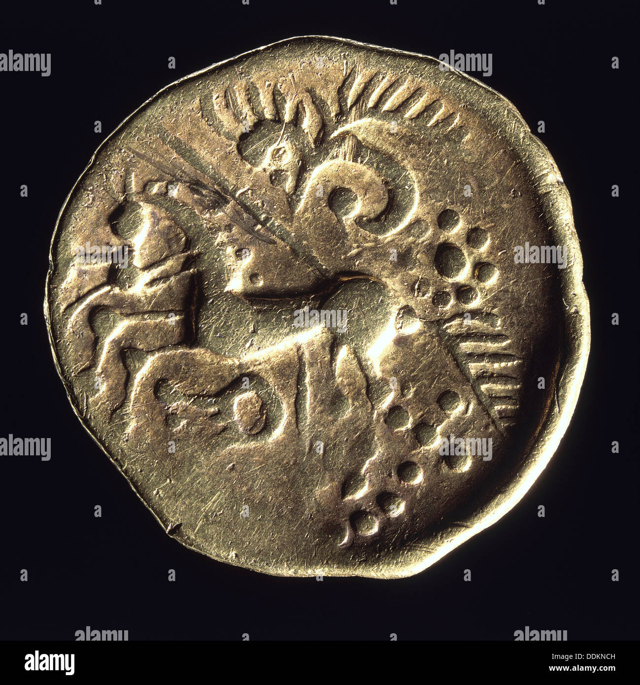 Prehistoric gold coin. Artist: Unknown Stock Photo - Alamy