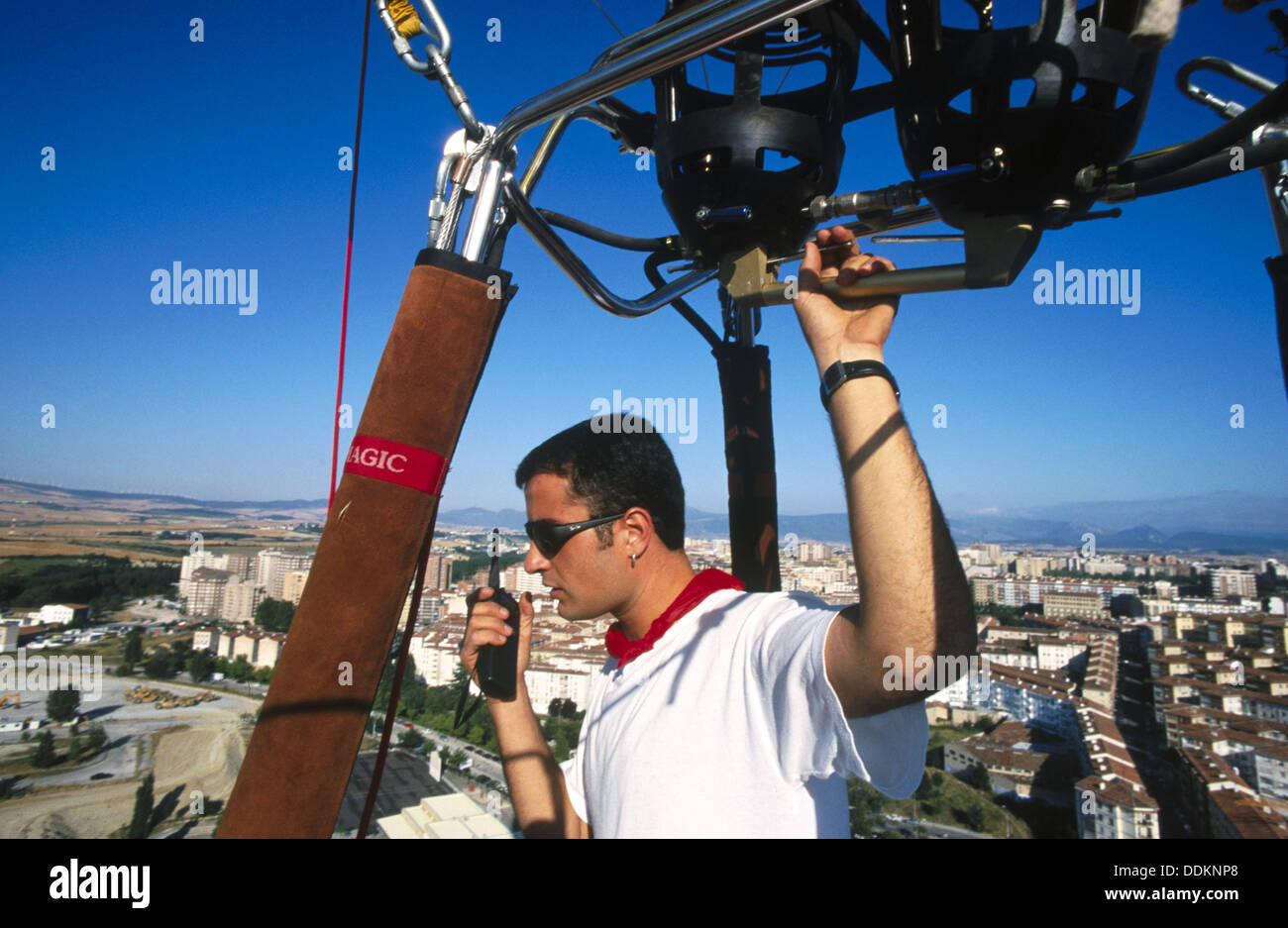 One man hot air balloon hi-res stock photography and images - Alamy