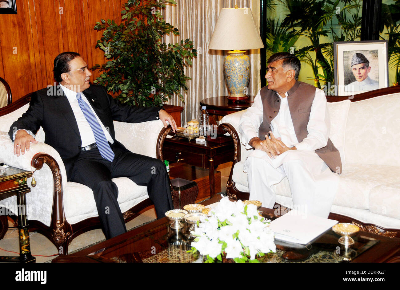 Islamabad, Pakistan. 4th September 2013. Malik Ghulam Rabbani Khar, MNA ...