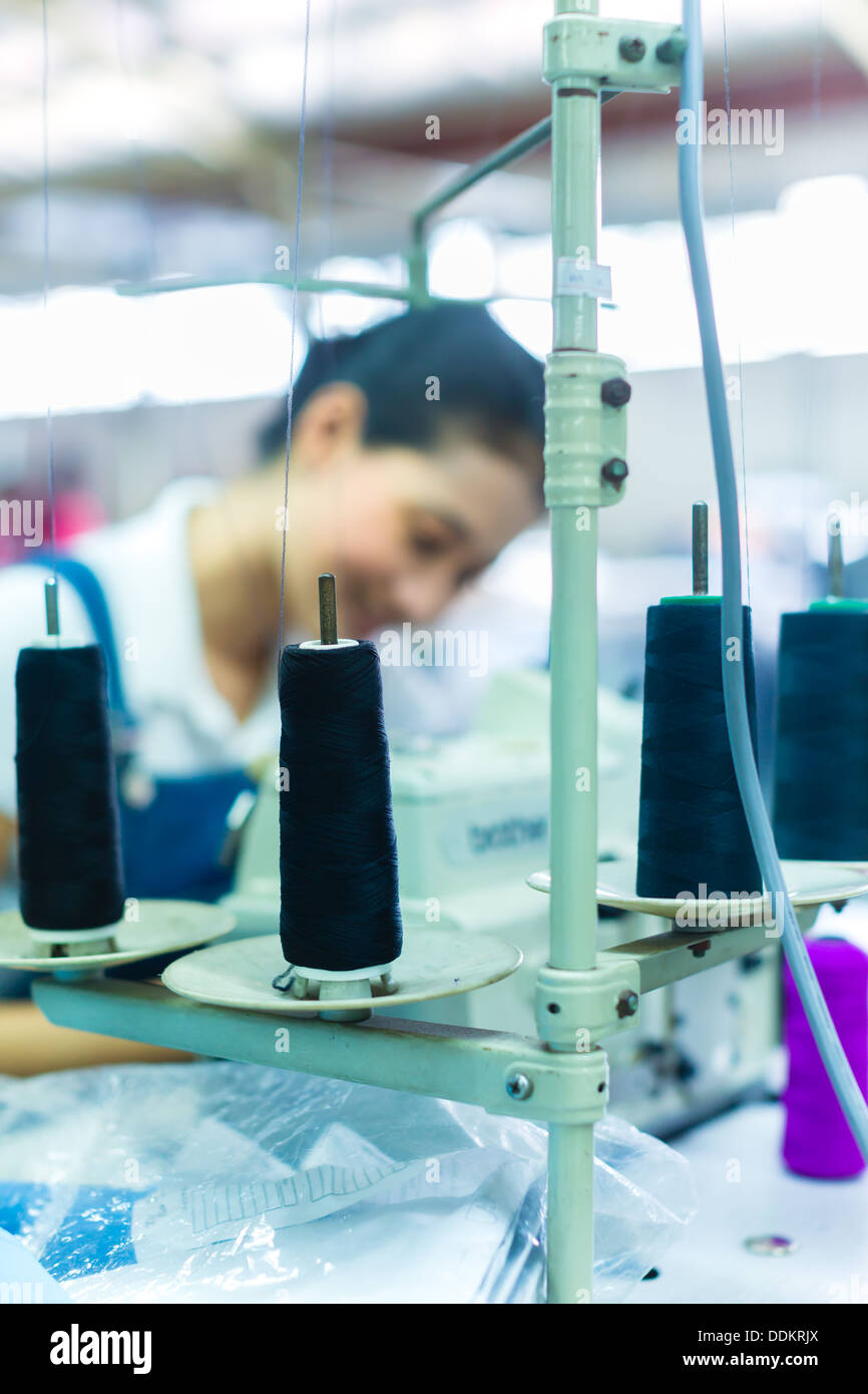 Factory sewing indonesia hi-res stock photography and images - Alamy