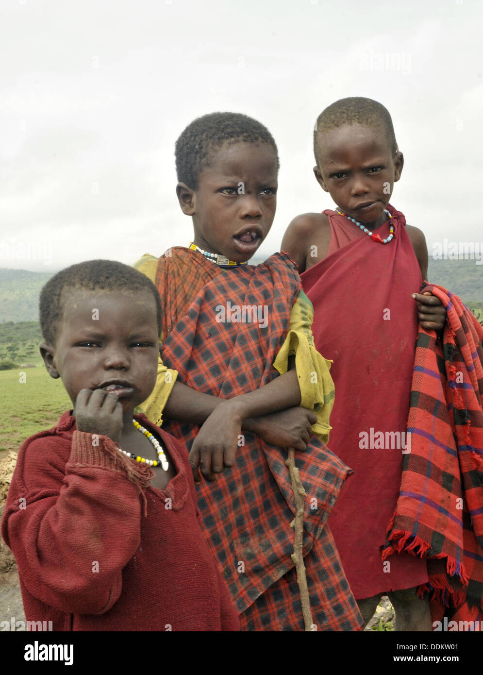 People of Ngorongoro Tanzania collection Stock Photo - Alamy