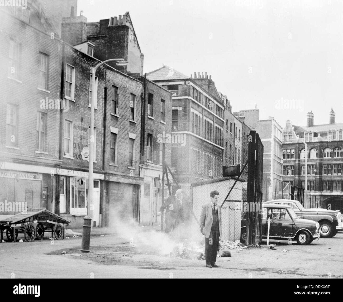 Brushfield Street, Tower Hamlets, London. Artist: Unknown Stock Photo ...