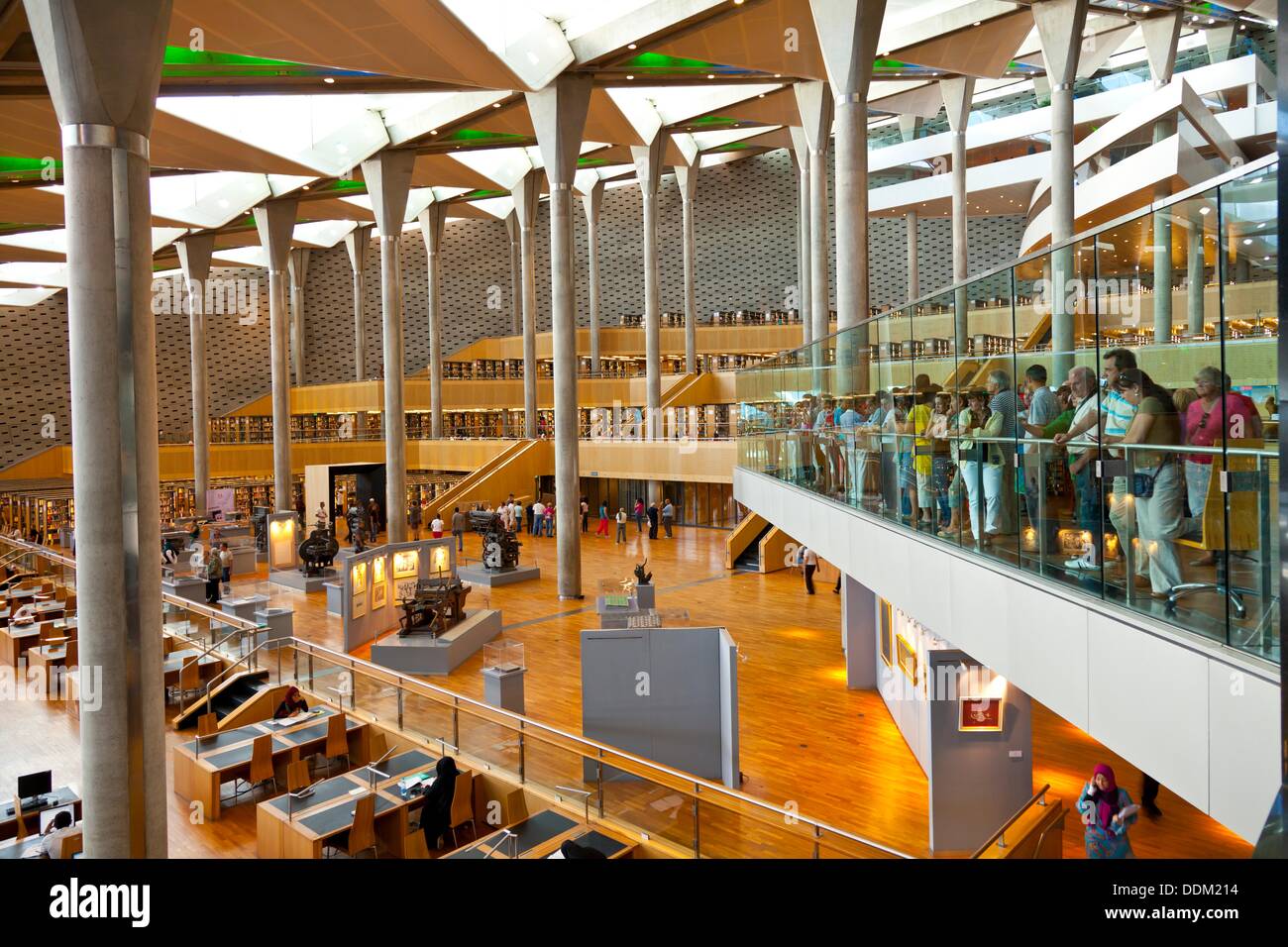 Alexandria library interior hi-res stock photography and images - Alamy