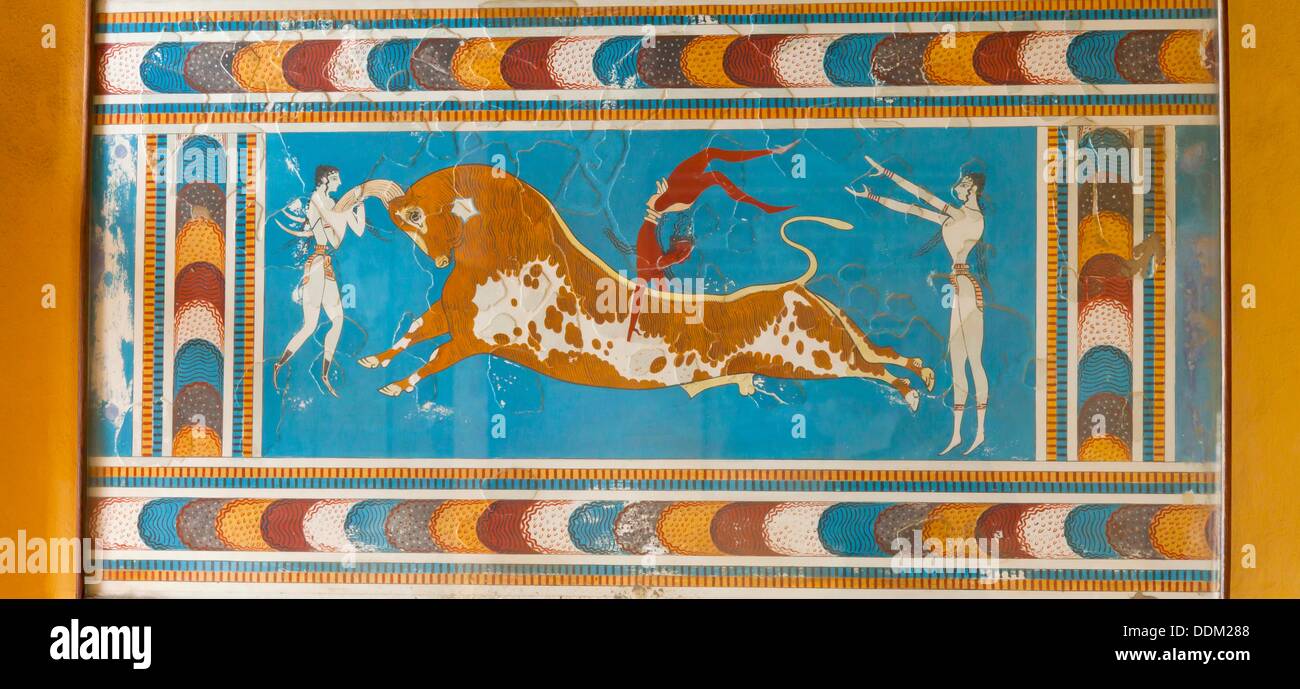 Bull Leaping Knossos