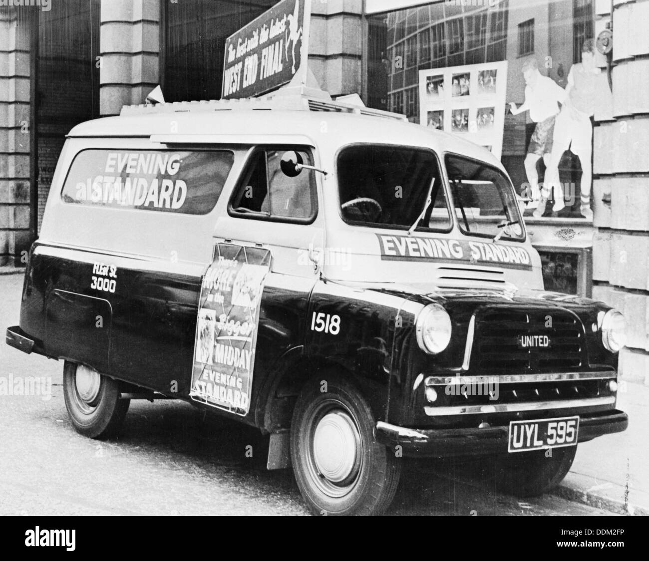 Evening Standard delivery van, London, (c1960s?). Artist: Unknown Stock ...