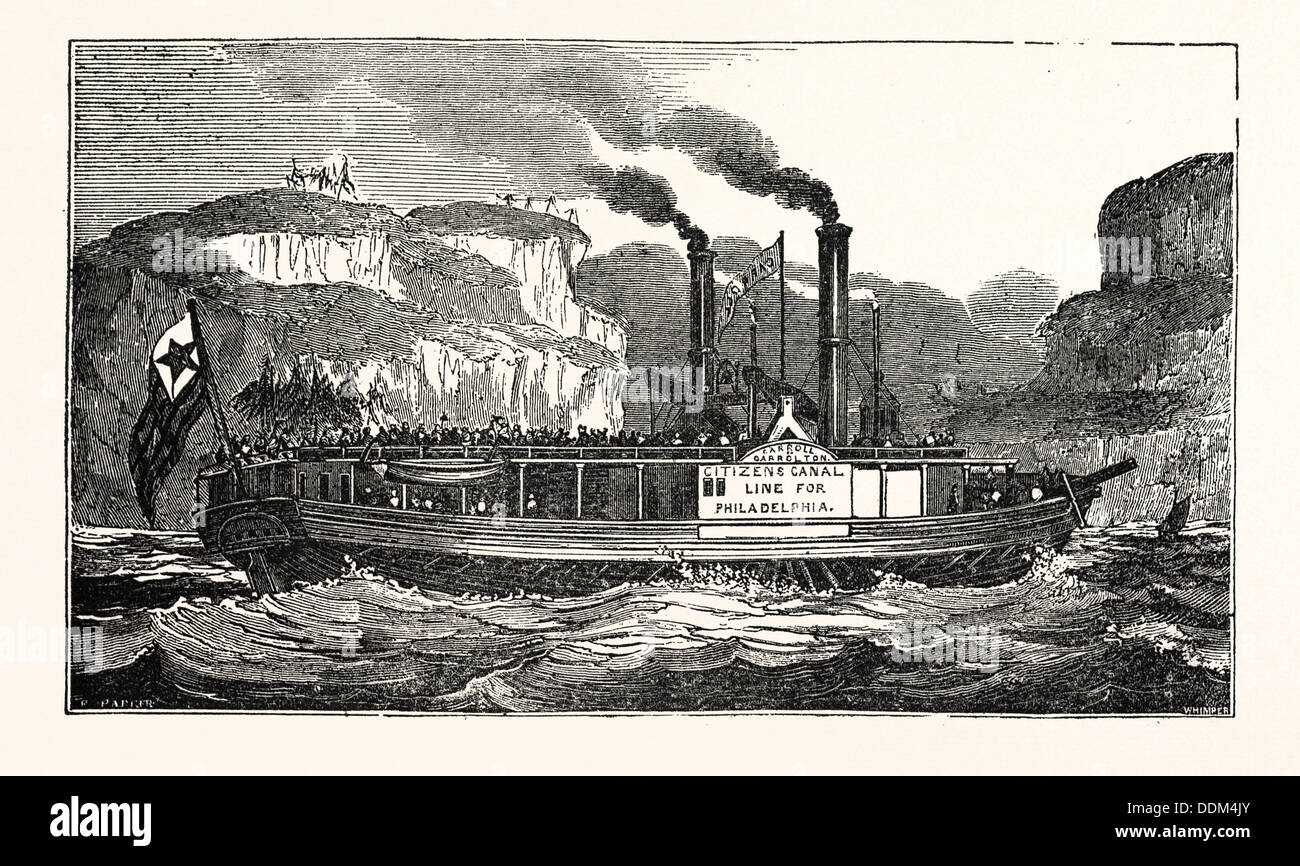 THE AMERICAN STEAM VESSEL, THE CARROLL OF CARROLTON, US, USA, America ...