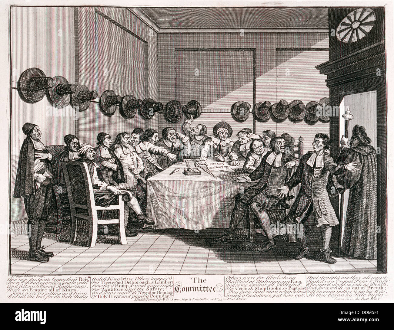 'The Committee', 18th century. Artist: William Hogarth Stock Photo - Alamy