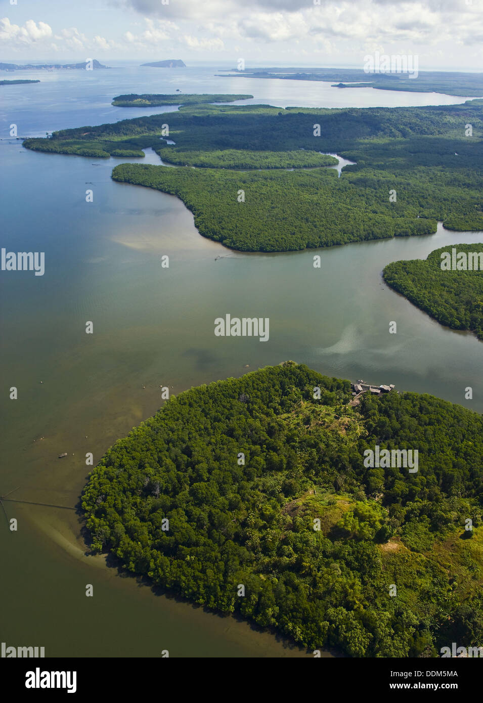 Kinabatangan river aerial hi-res stock photography and images - Alamy