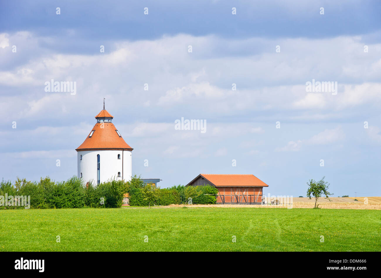 Historic Water Tower, Woldegk, Mecklenburg, Germany Stock Photo - Alamy