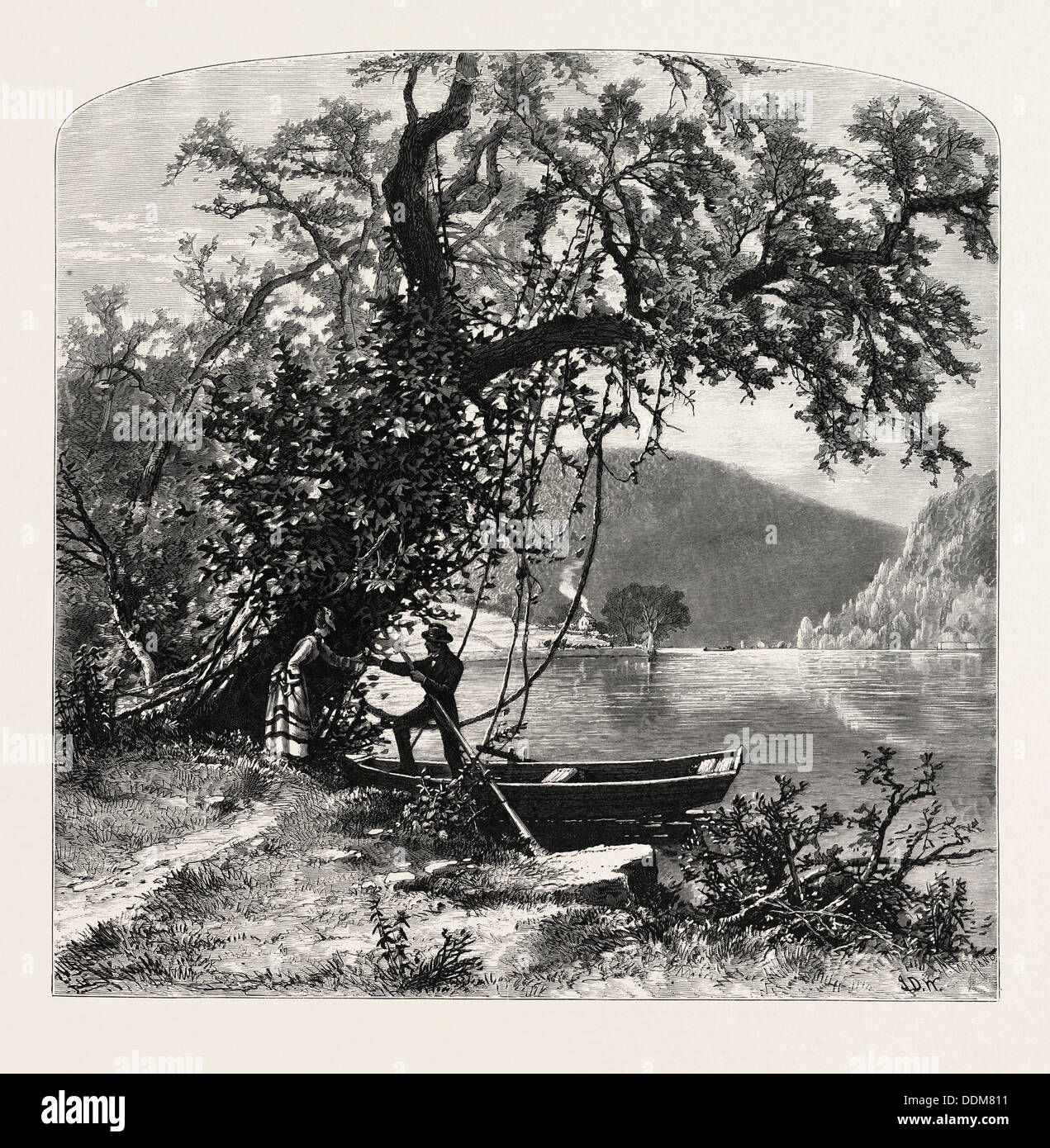 19th century rope ferry hi-res stock photography and images - Alamy