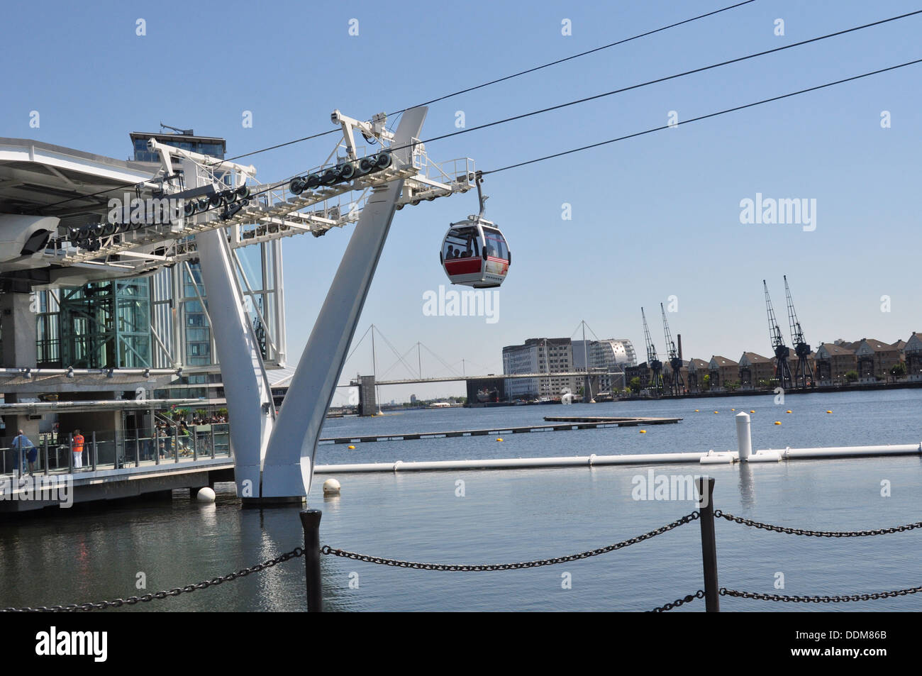 The Emirate Airline London Thames Cable Car Stock Photo - Alamy