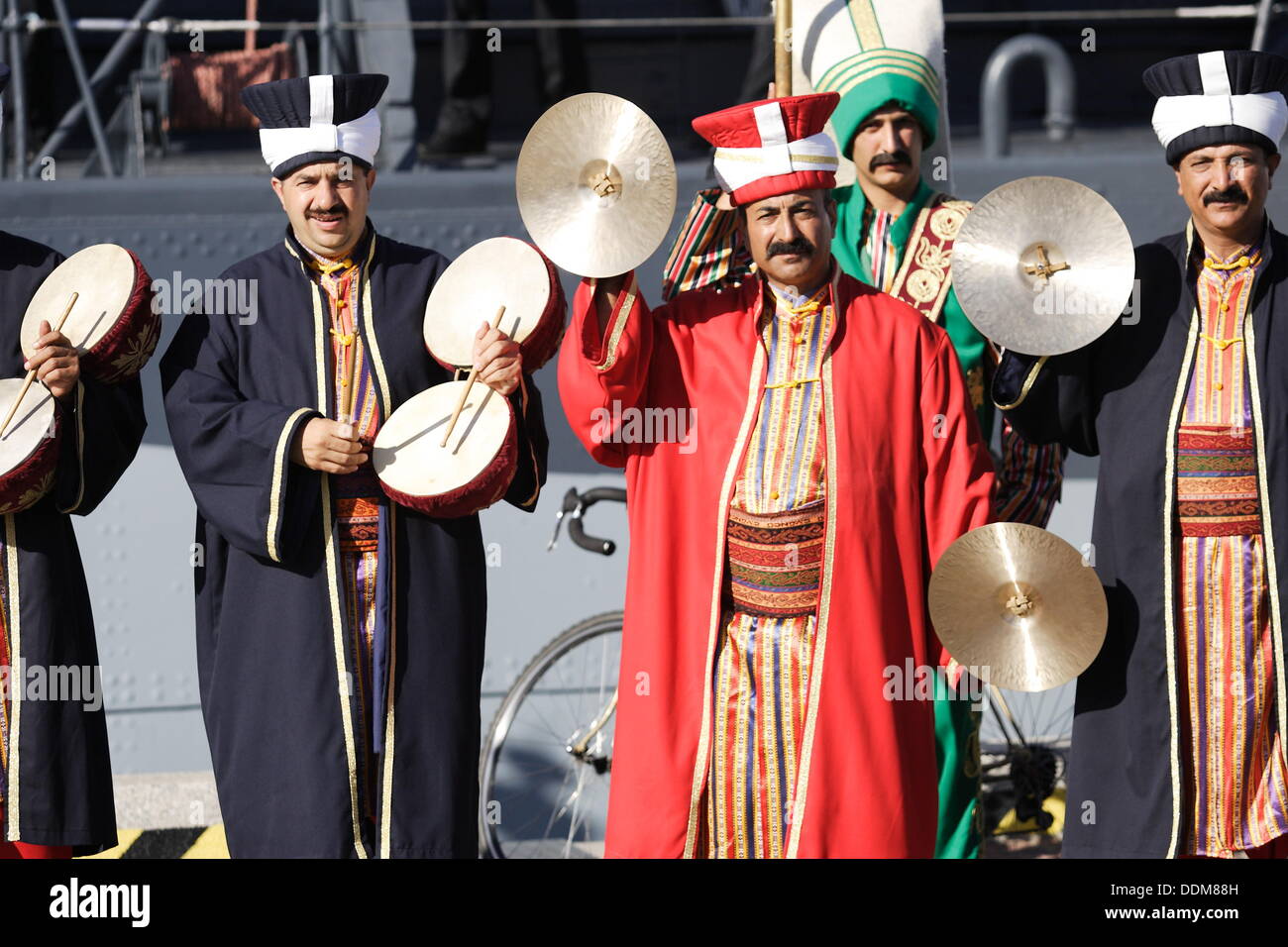 Turkish army orchestra parade hi-res stock photography and images - Alamy