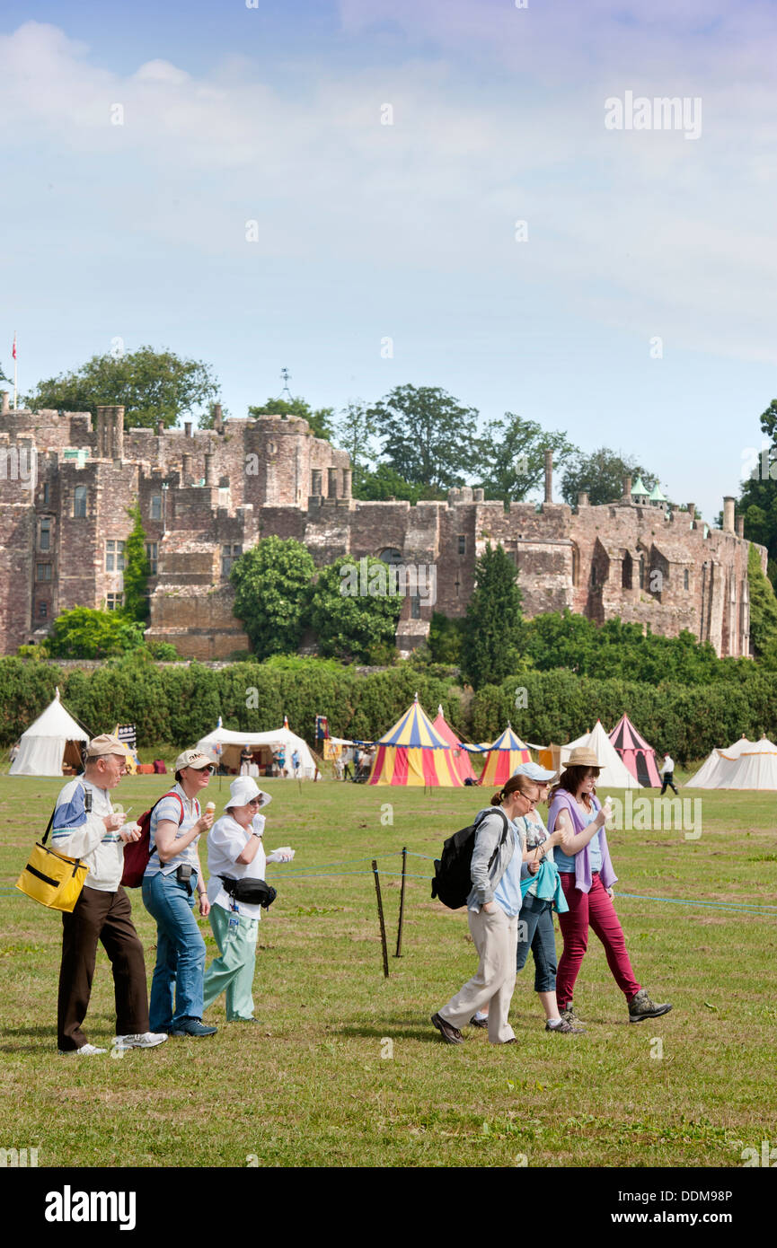 The 'Berkeley Skirmish' medieval reenactments at Berkeley Castle near ...