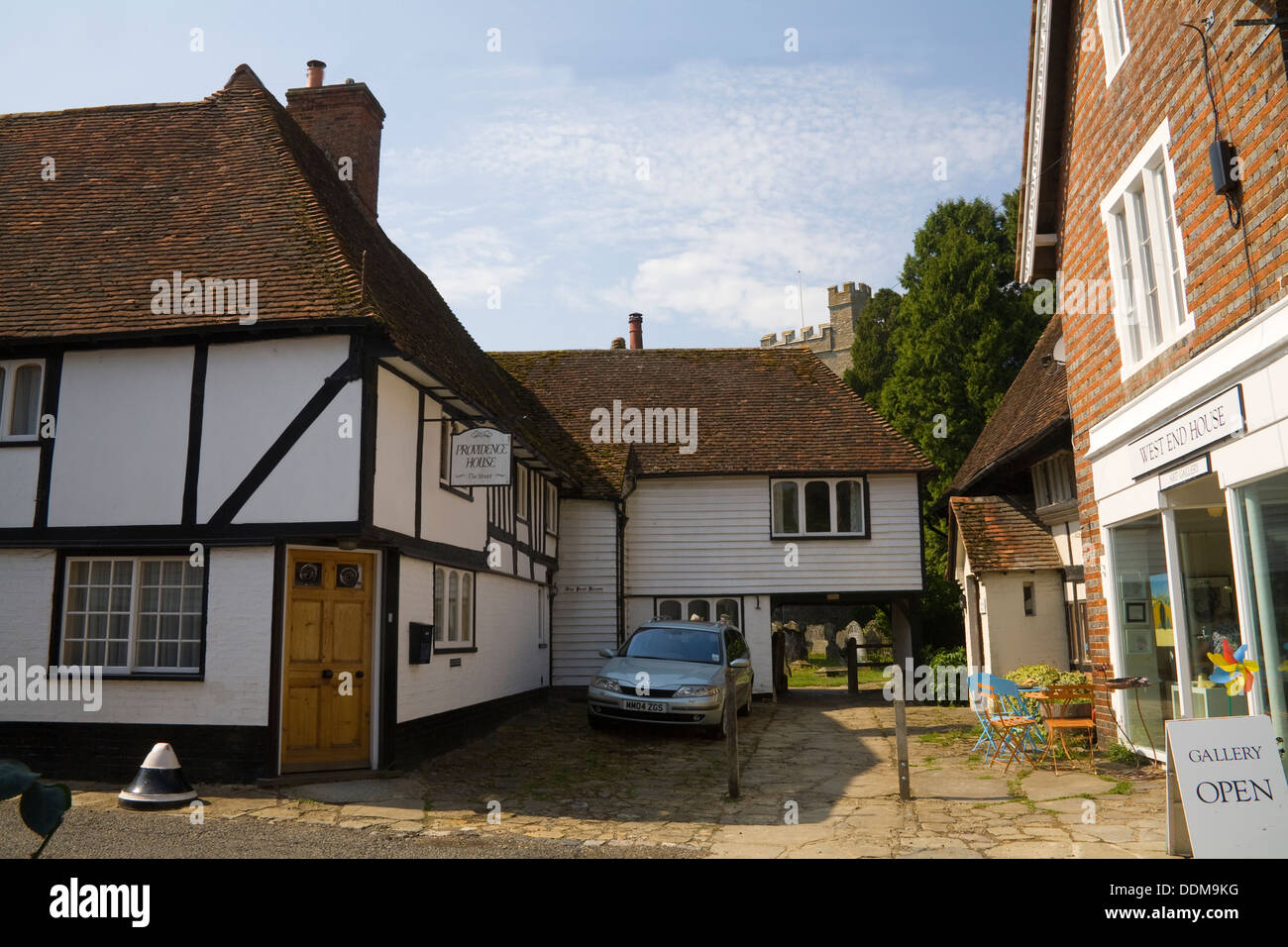 Smarden Kent England Entrance to St Michaels Churchyard off The Street ...