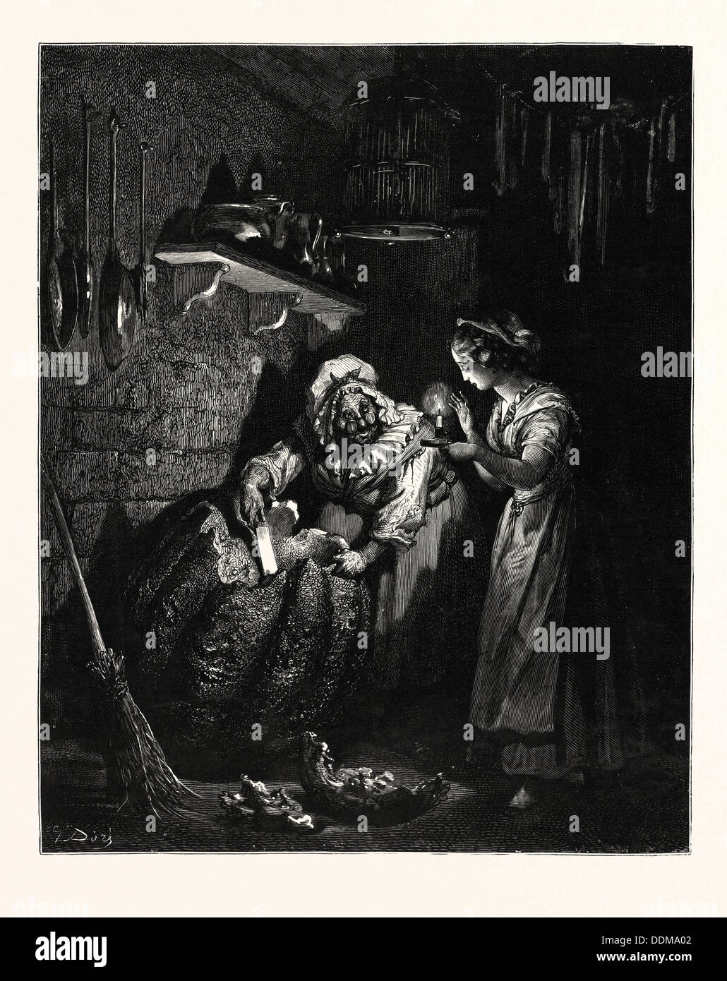 CINDERELLA'S PUMPKIN. GUSTAVE DORÉ. Cinderella, or The Little Glass ...