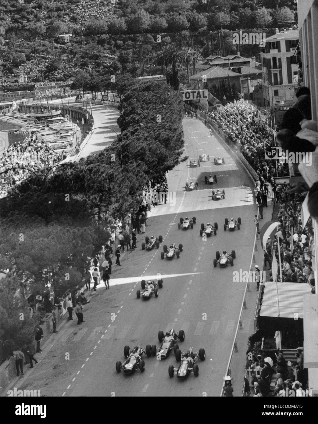 Start of the Monaco Grand Prix, 1964. Artist: Unknown Stock Photo - Alamy