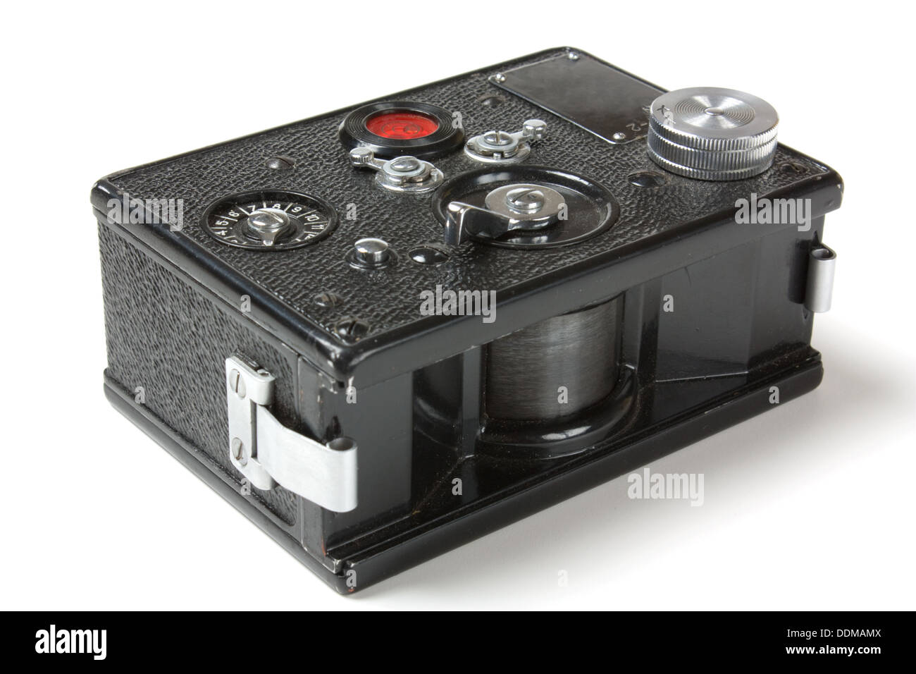 old panoramic camera isolated on white Stock Photo - Alamy