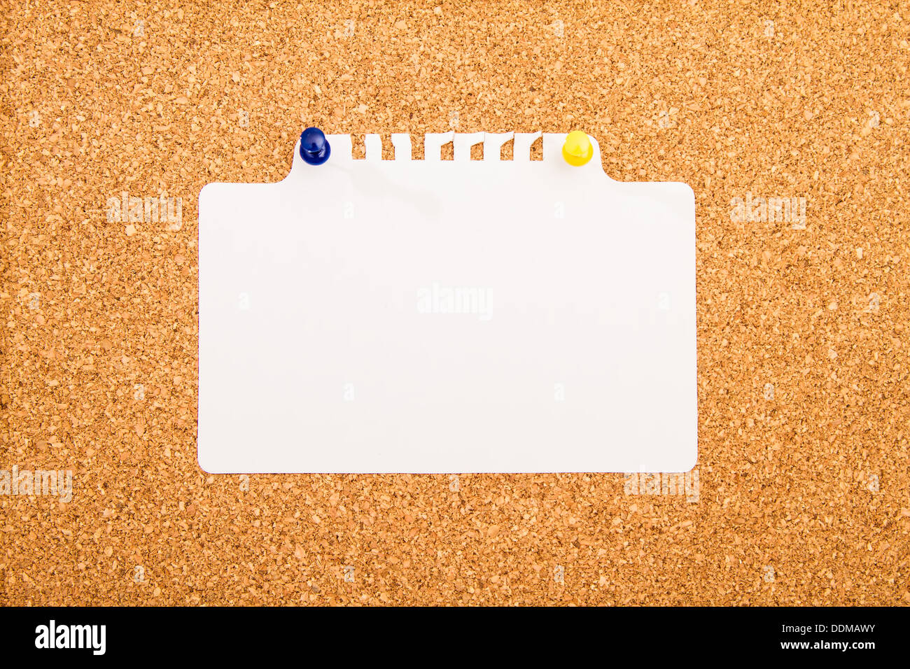 Blank notice pinned board hi-res stock photography and images - Alamy