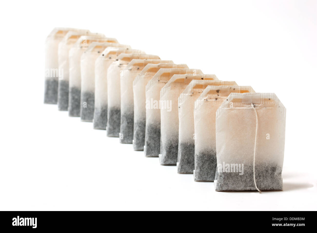 tea bags isolated on a white background Stock Photo - Alamy
