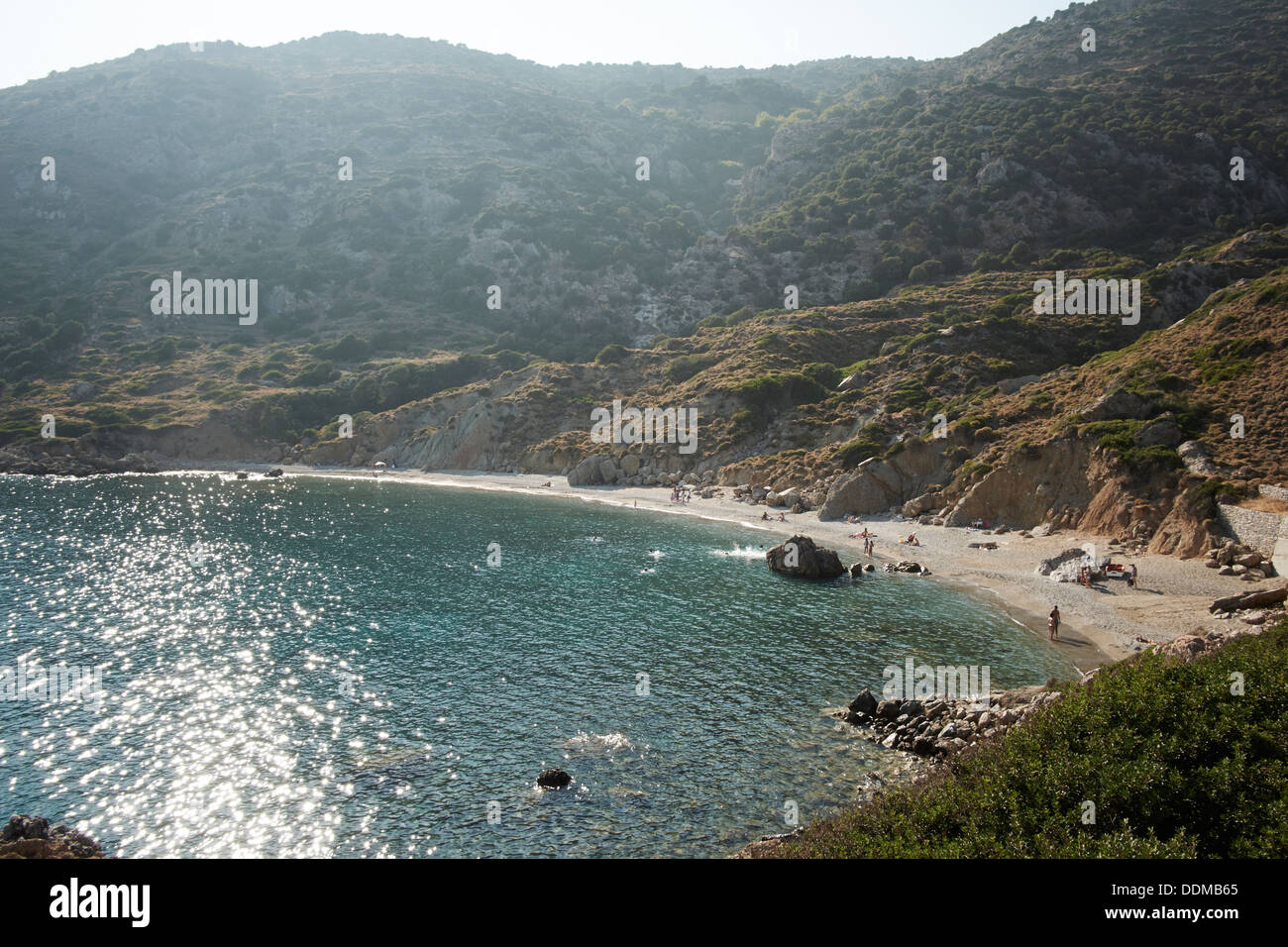 Nealia beach, Ikaria, Greece Stock Photo - Alamy